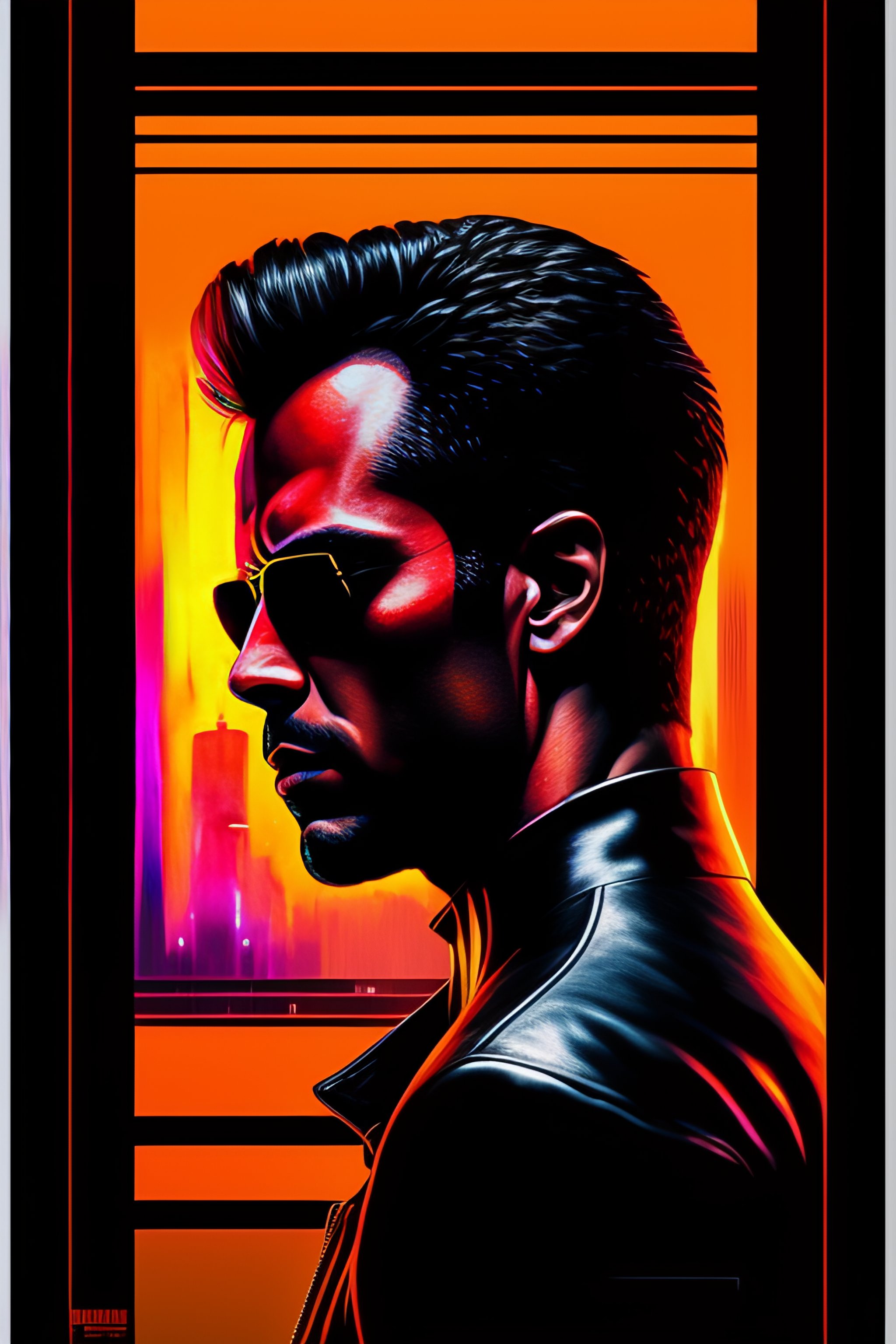 Lexica - Terminator in Blade Runner 2049, neo noir, cyberpunk ...