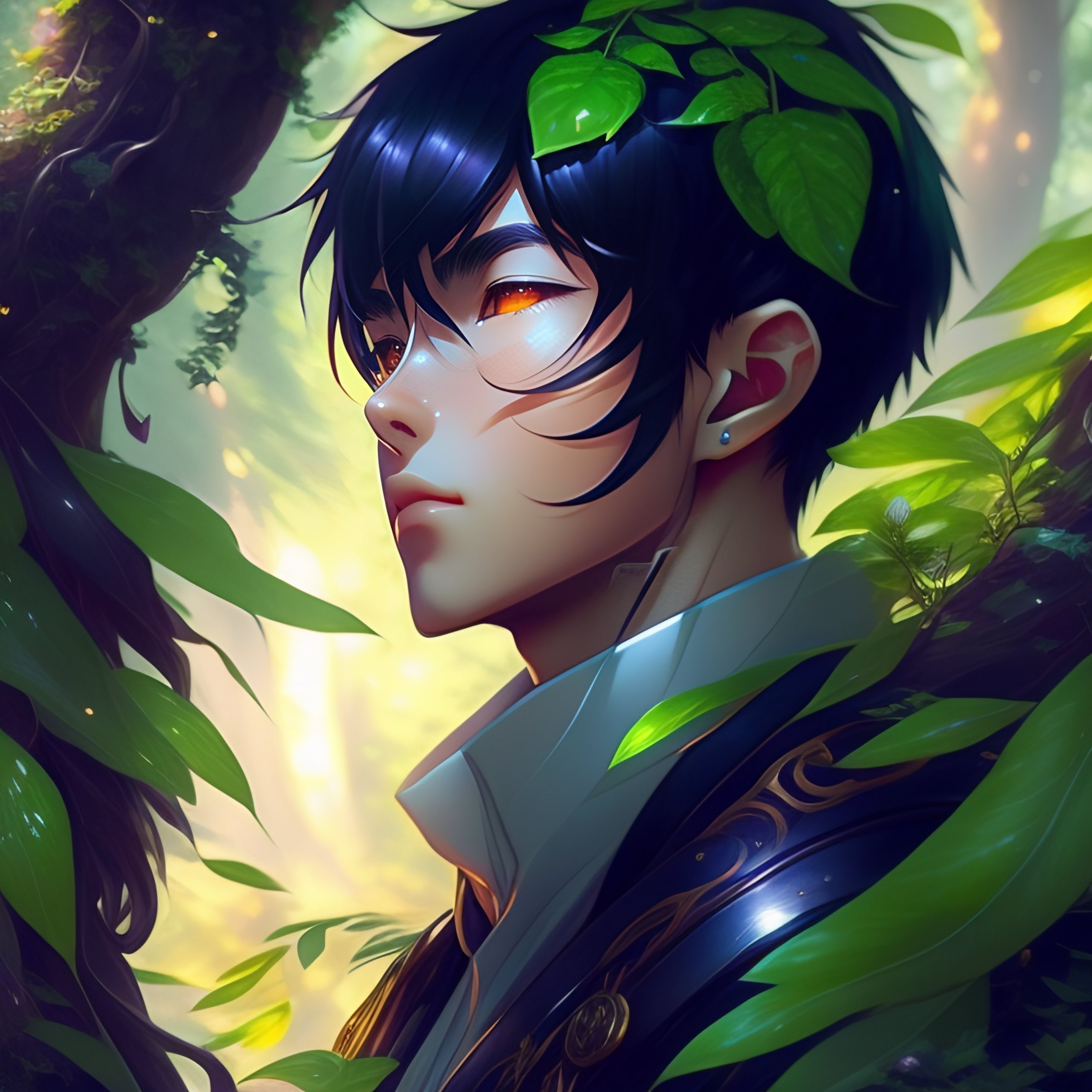 Lexica - Anime key visual of a 30yo developer man, short crew cut ...