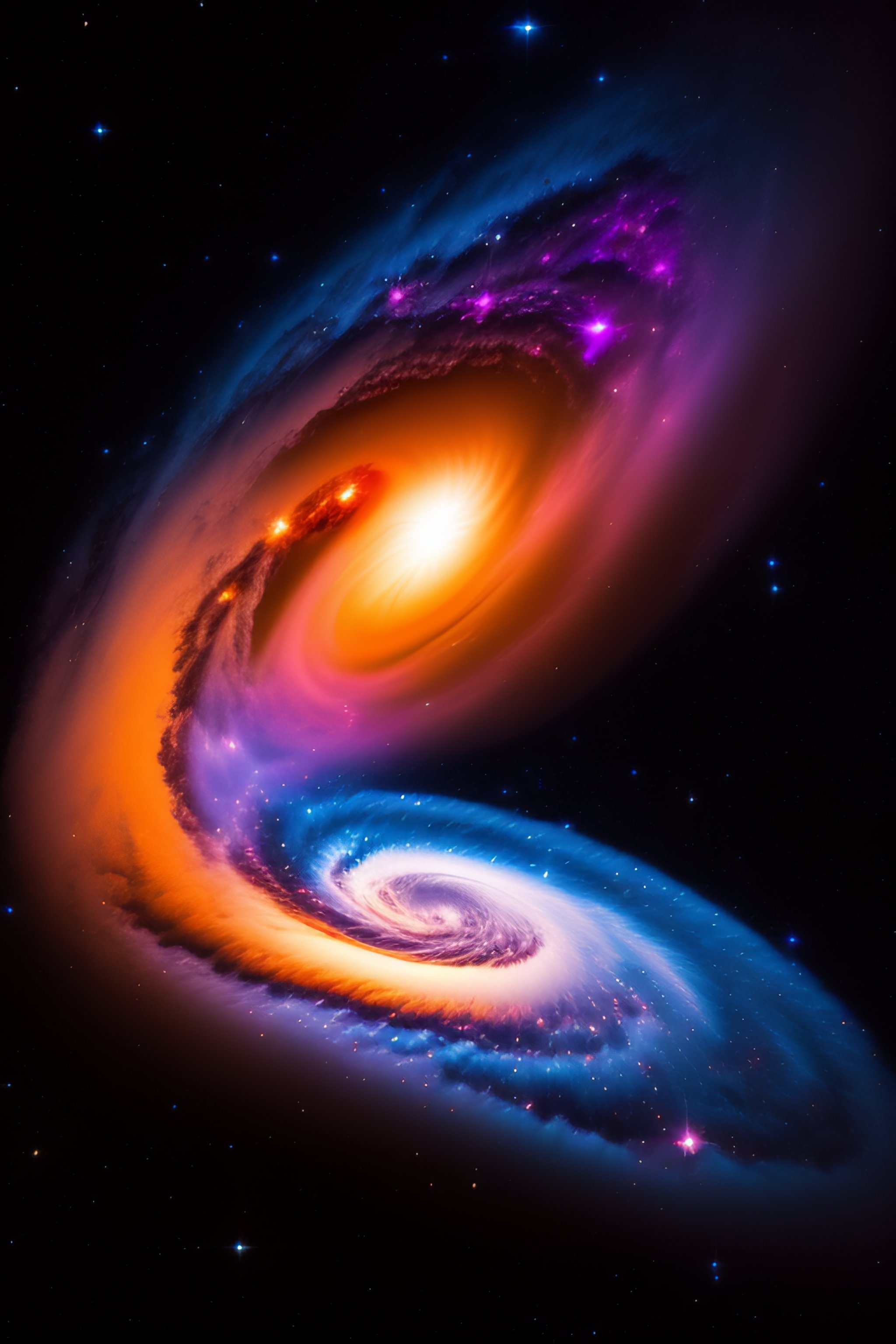 Lexica - A high resolution nasa picture of our galaxy captured by an ...