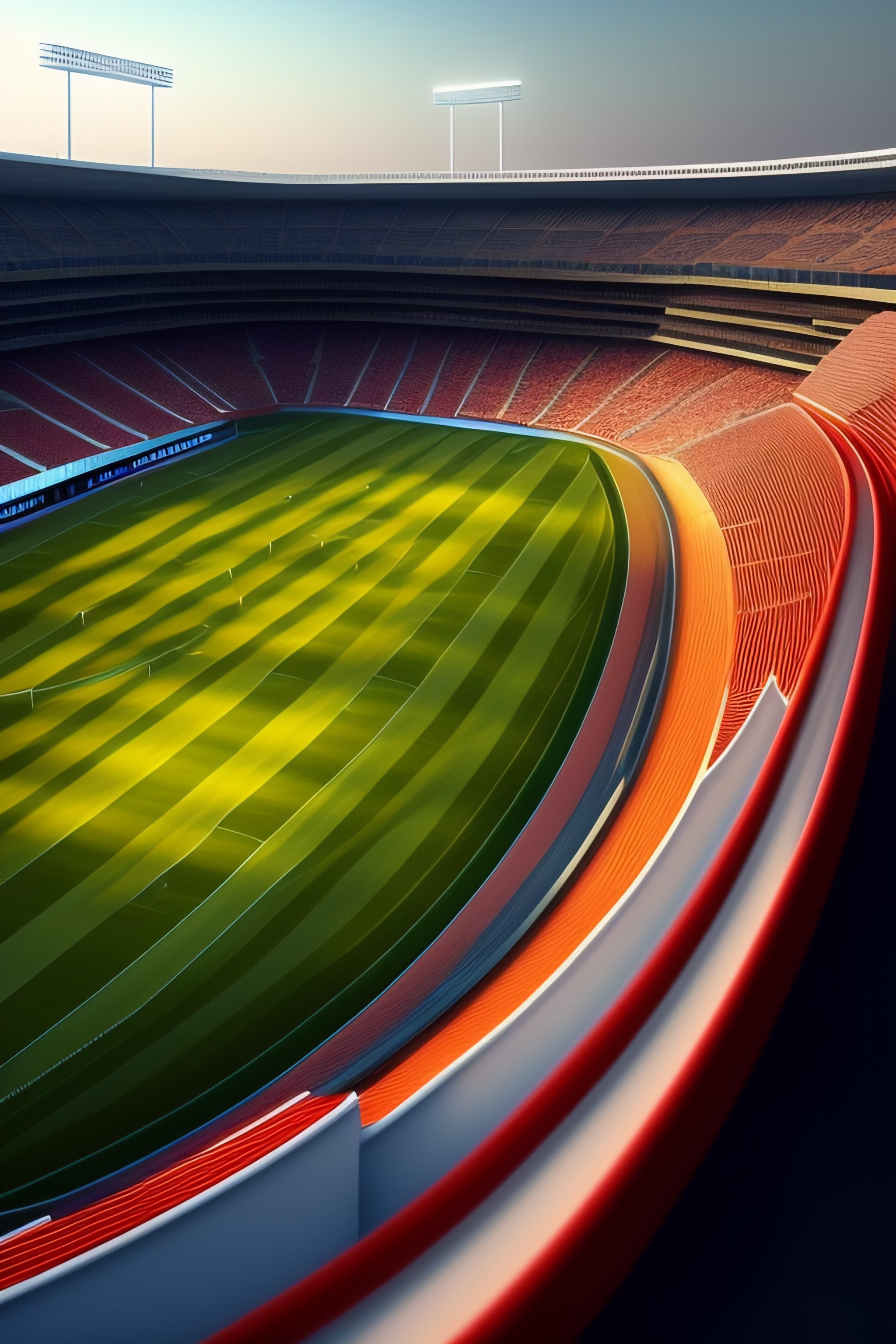 Lexica - Football stadium in Oman in the future