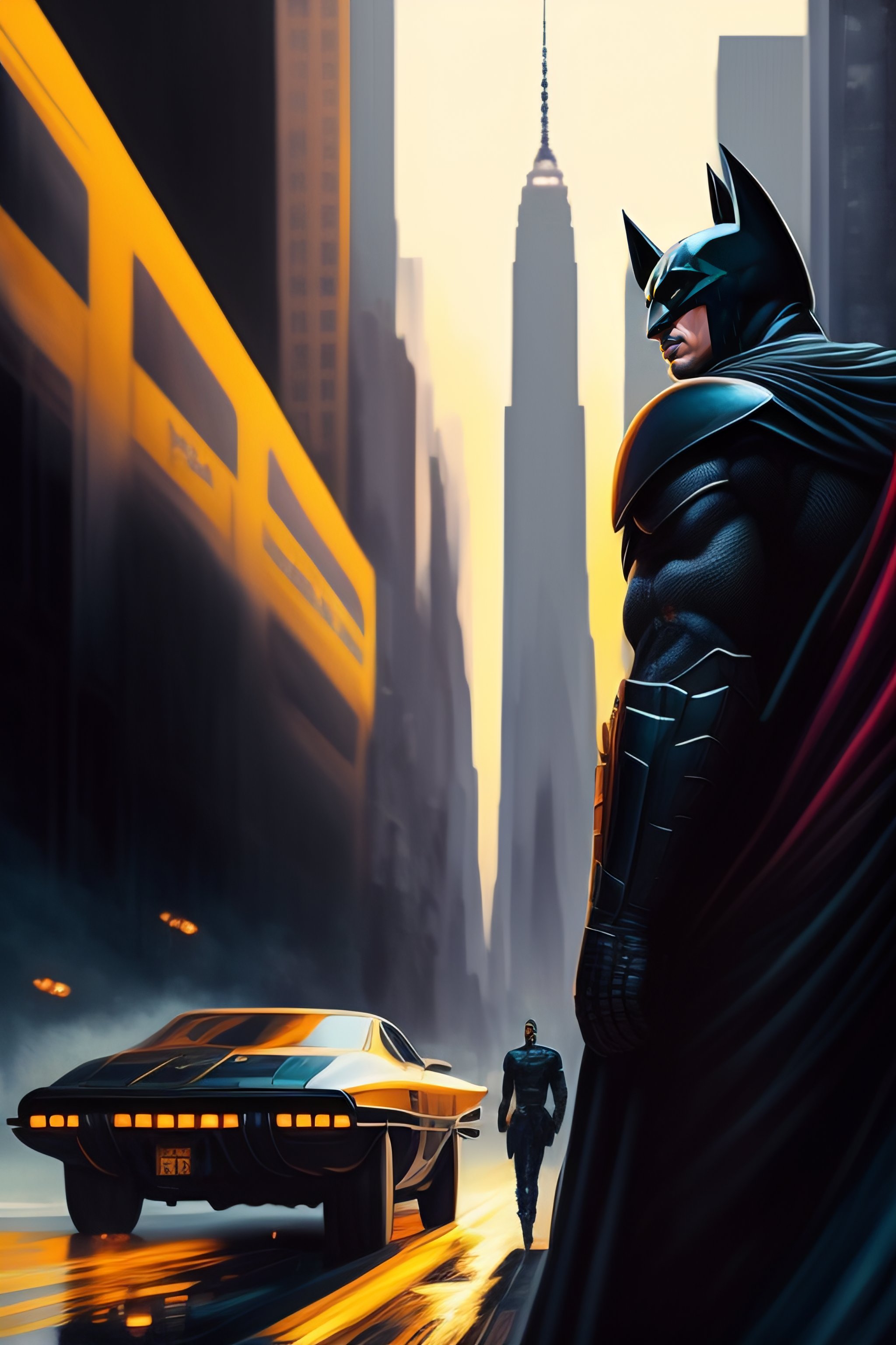 Lexica - Batman. Abime style. African. High detail. Dystopian. Muted ...