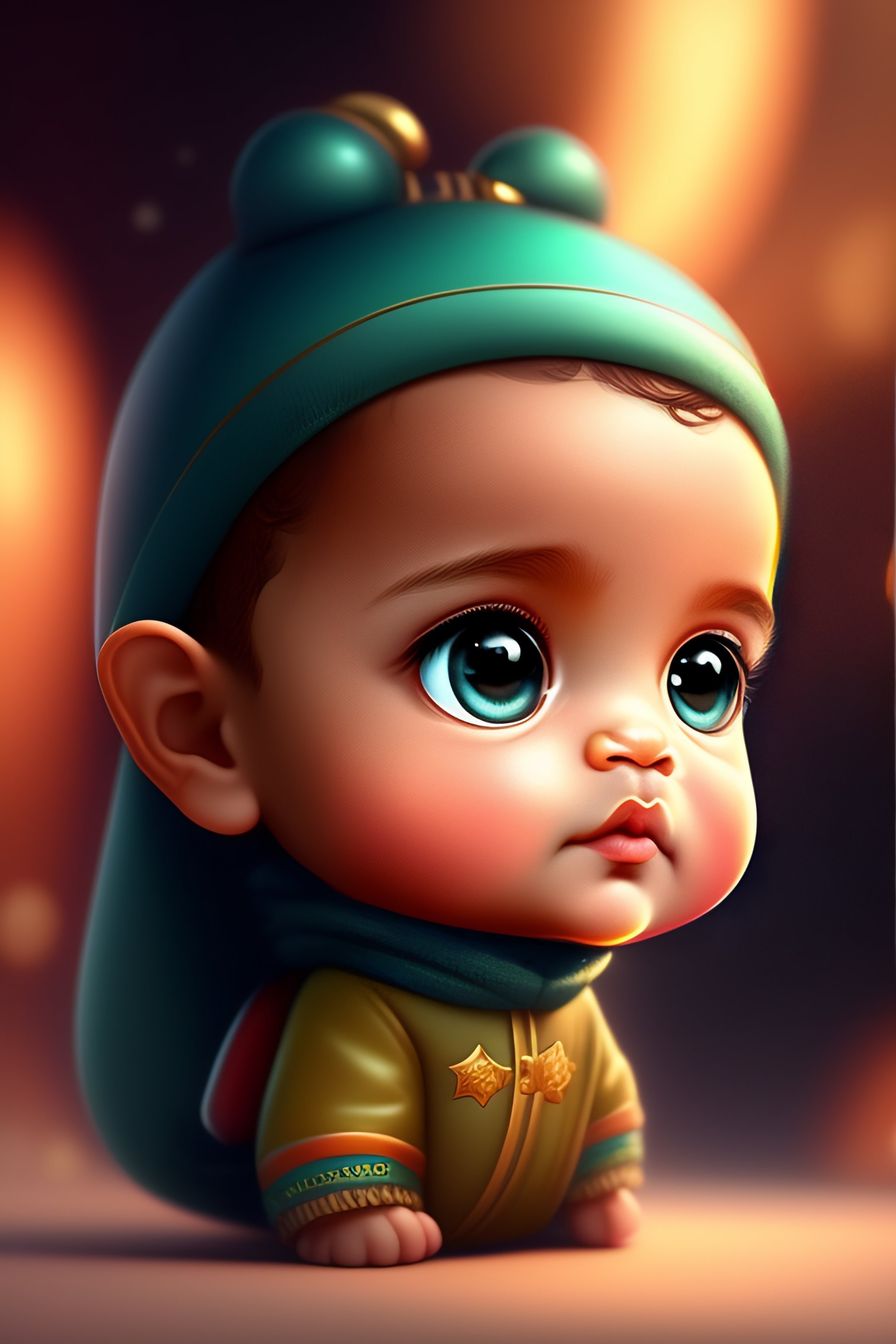 Lexica - Cute and adorable cartoon abdelaziz bouteflika baby, fantasy ...