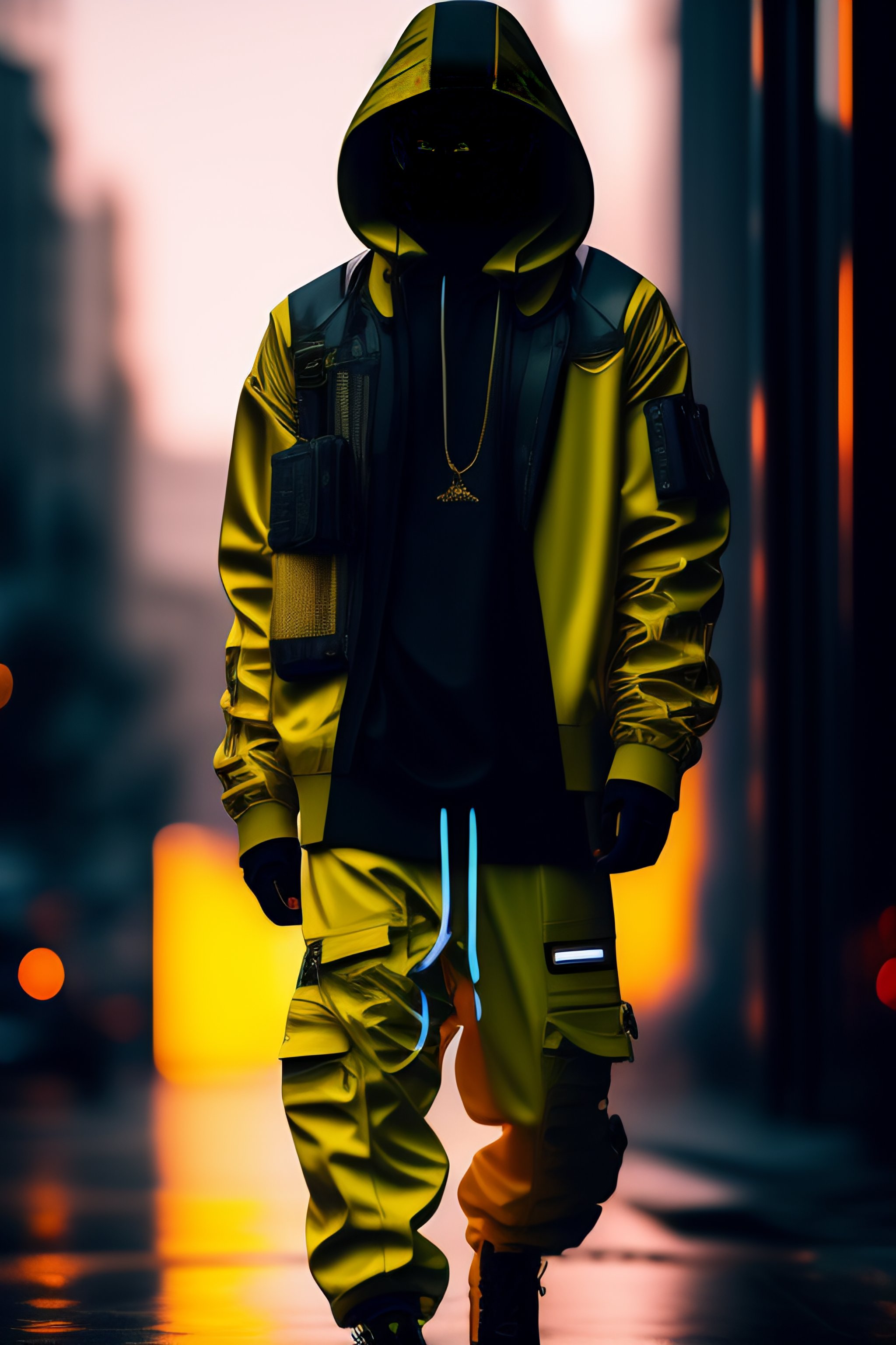 Lexica - Cyberpunk techwear streetwear look and clothes, smoke weed, we ...