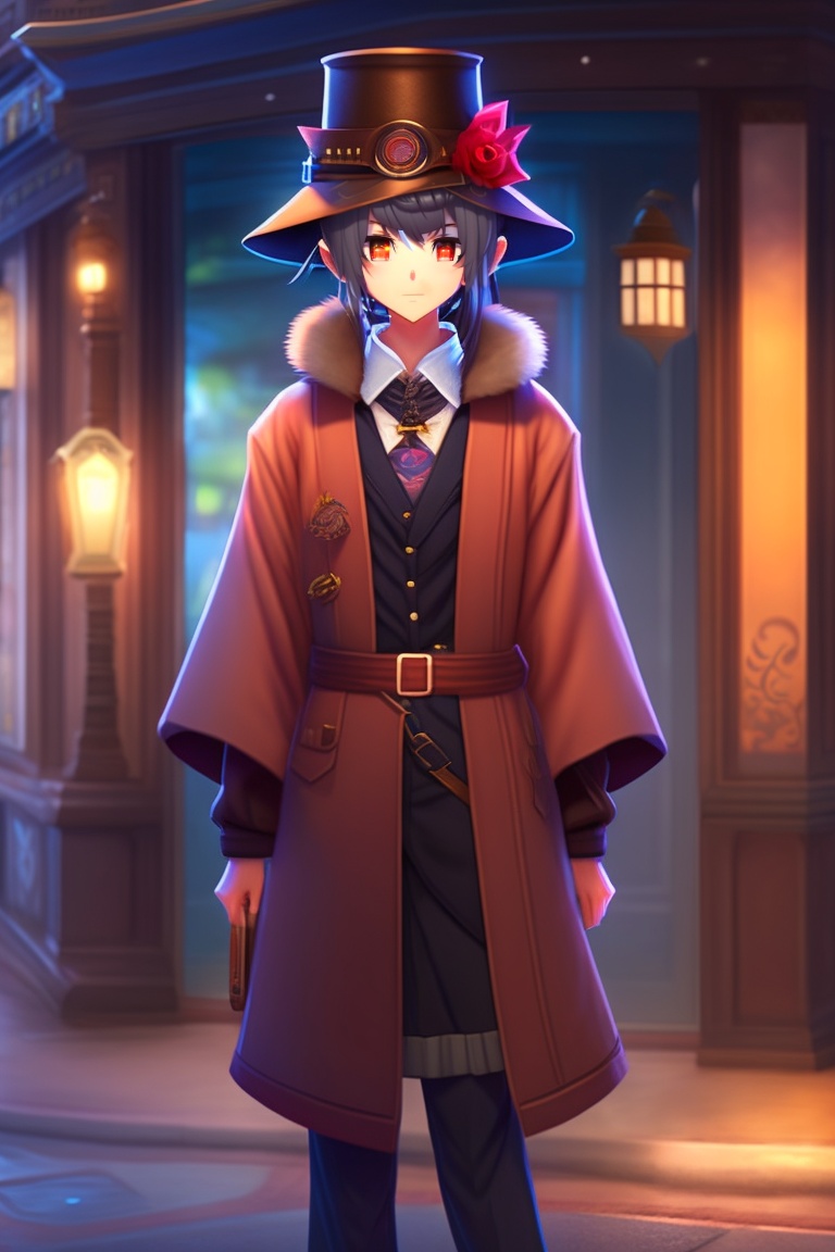 Lexica - Yokai Detective: Create a detective character who specializes ...