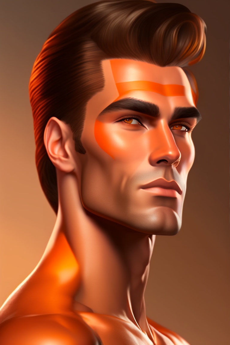 Lexica - A man embodiment of strength and vitality, presenting a ...