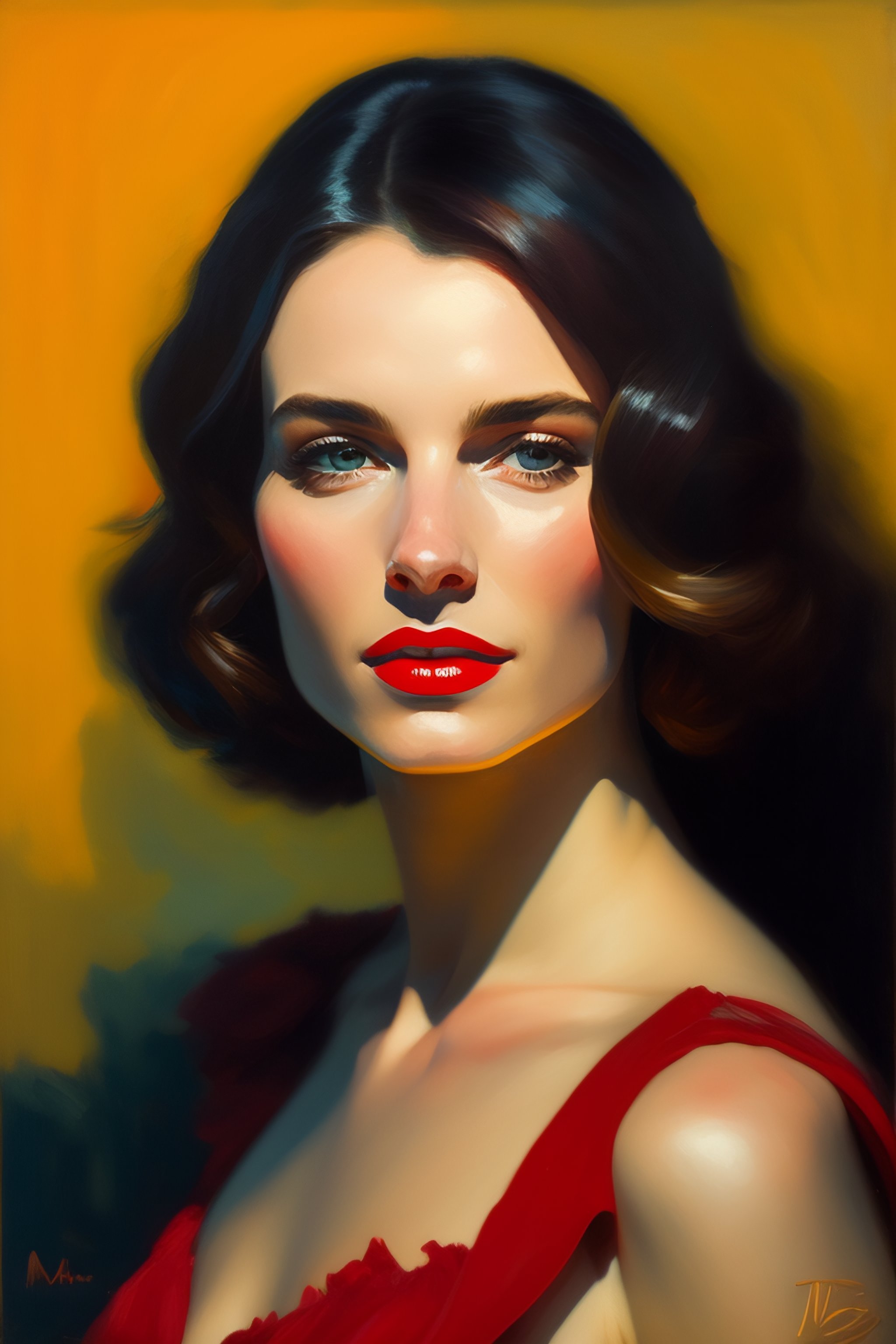 Lexica - A portrait of Nisse Hellberg by Malcolm T. Liepke, oil paint ...