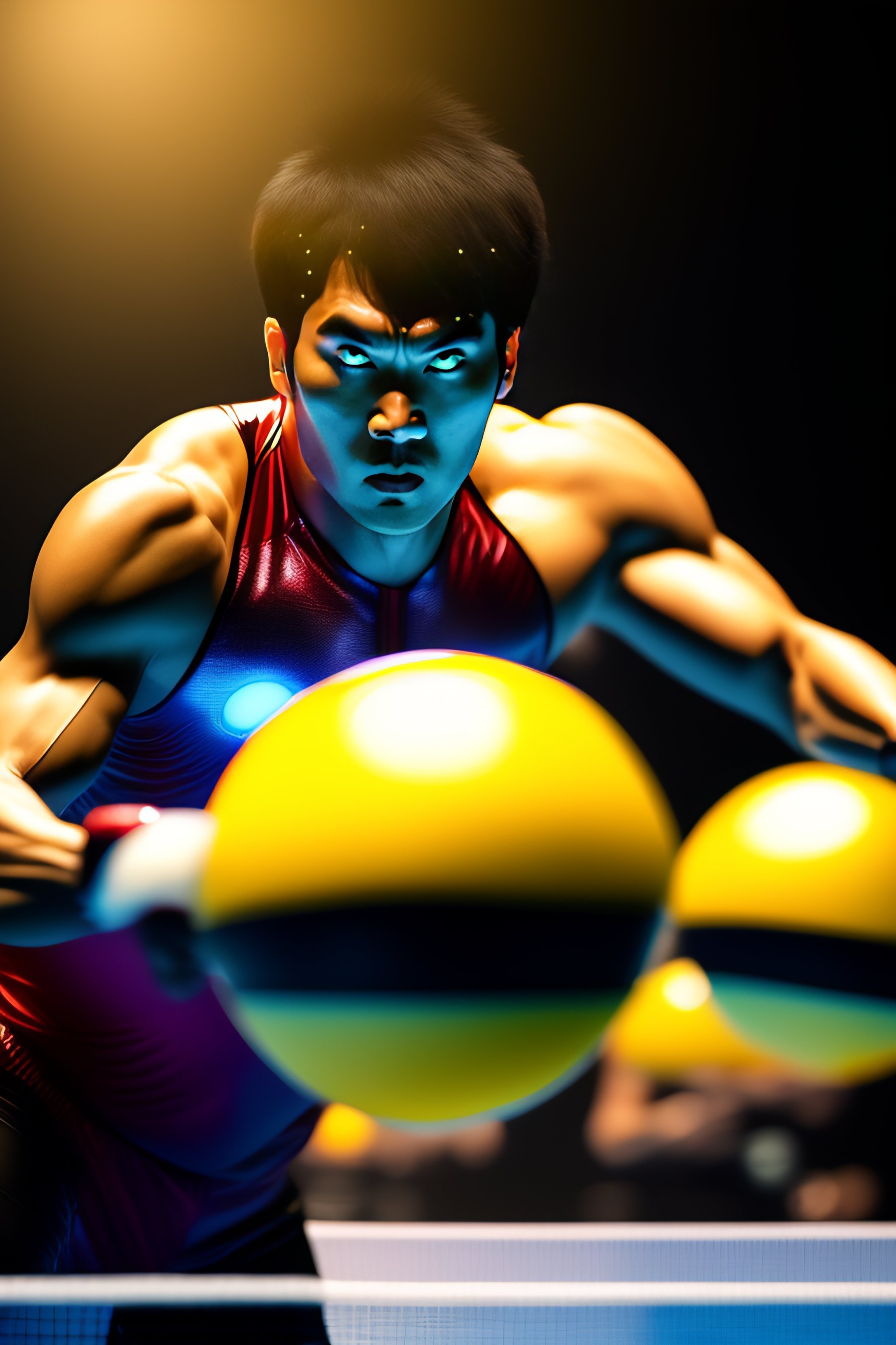 Lexica - The supervillain Ping Pong is a formidable foe with a body ...