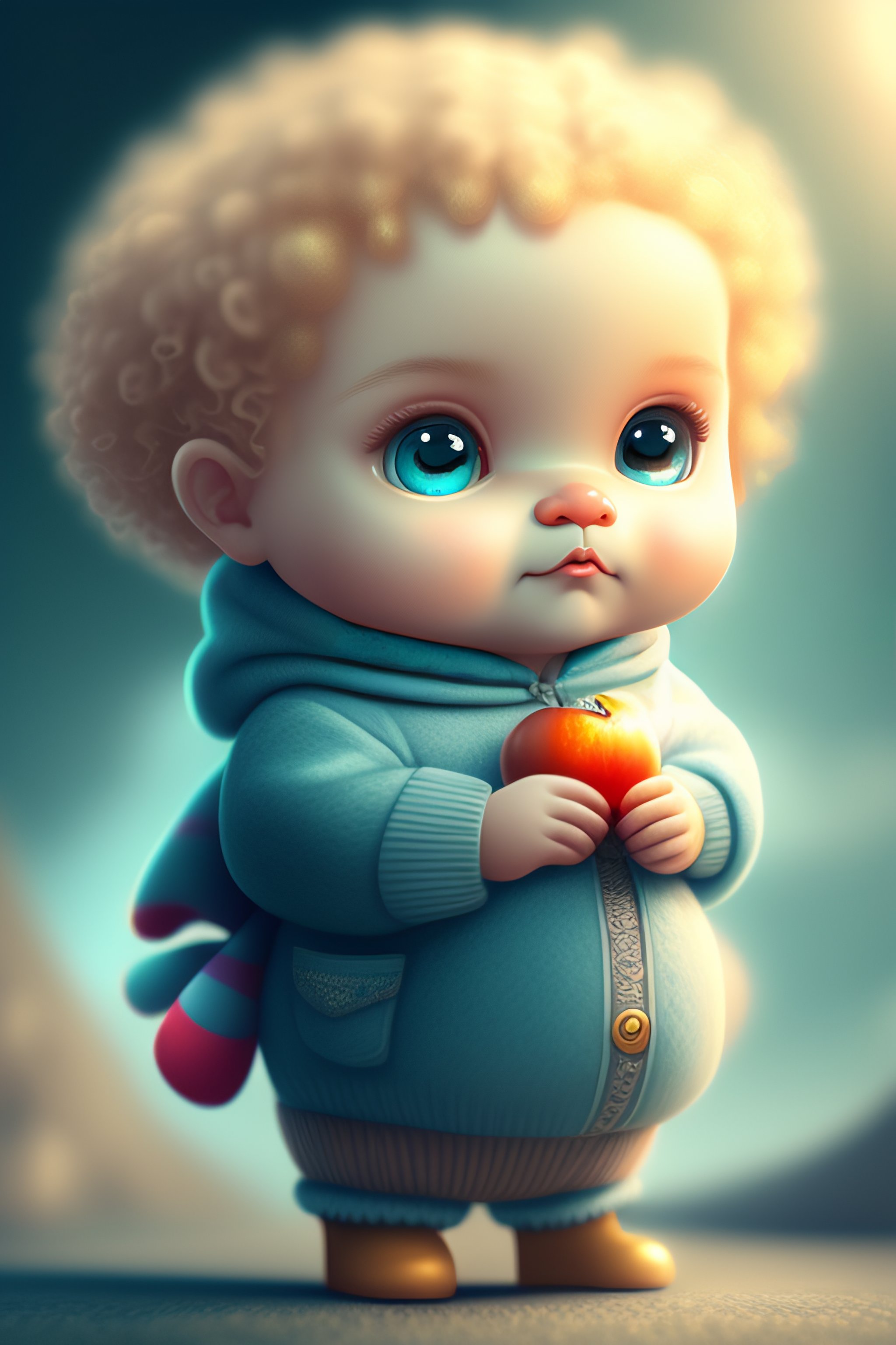 Lexica - Cute and adorable cartoon Einstein baby, fantasy, dreamlike ...