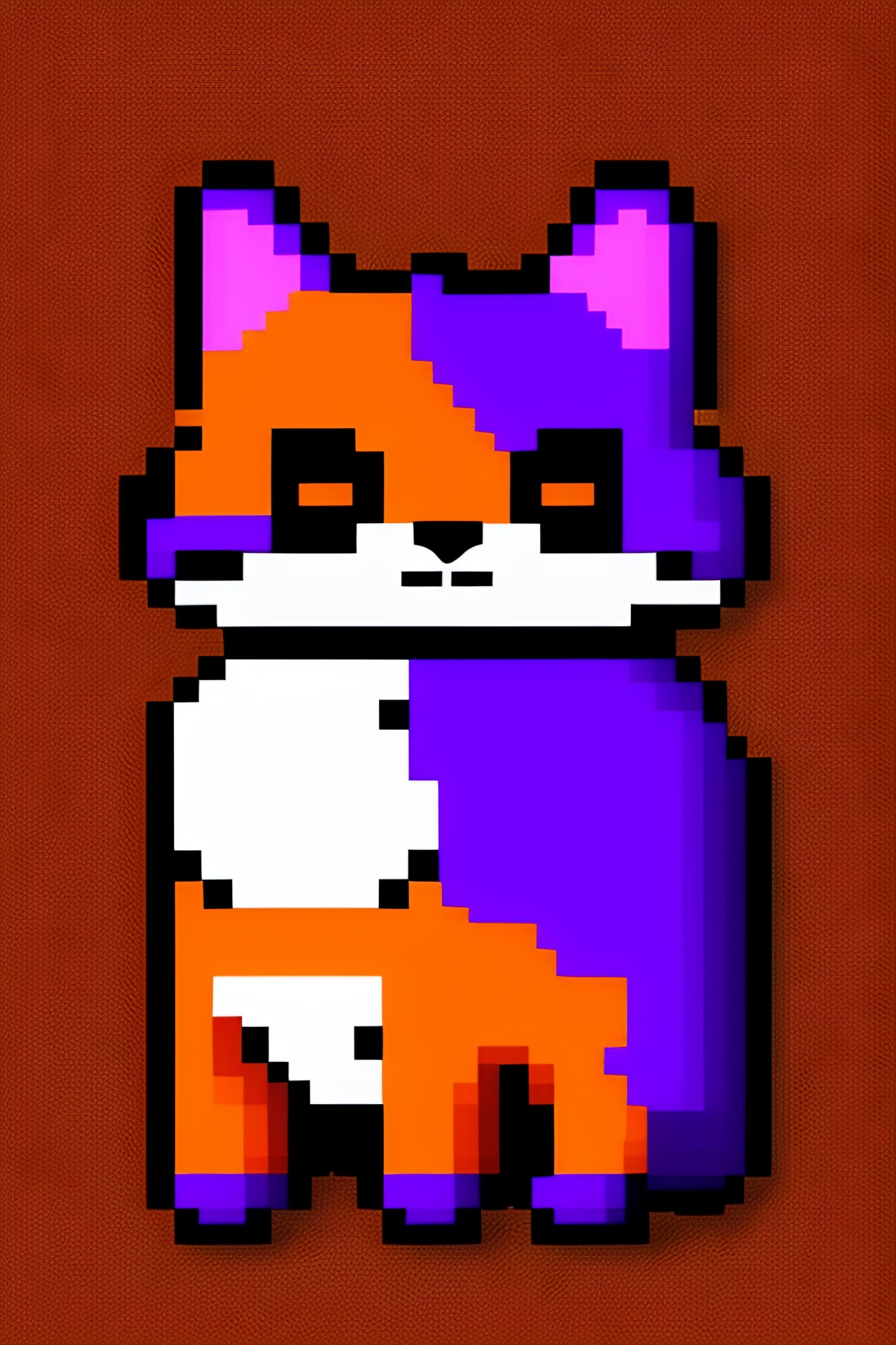 Lexica - A 2d 16-bit pixel happy cat video game sprite that is orange ...