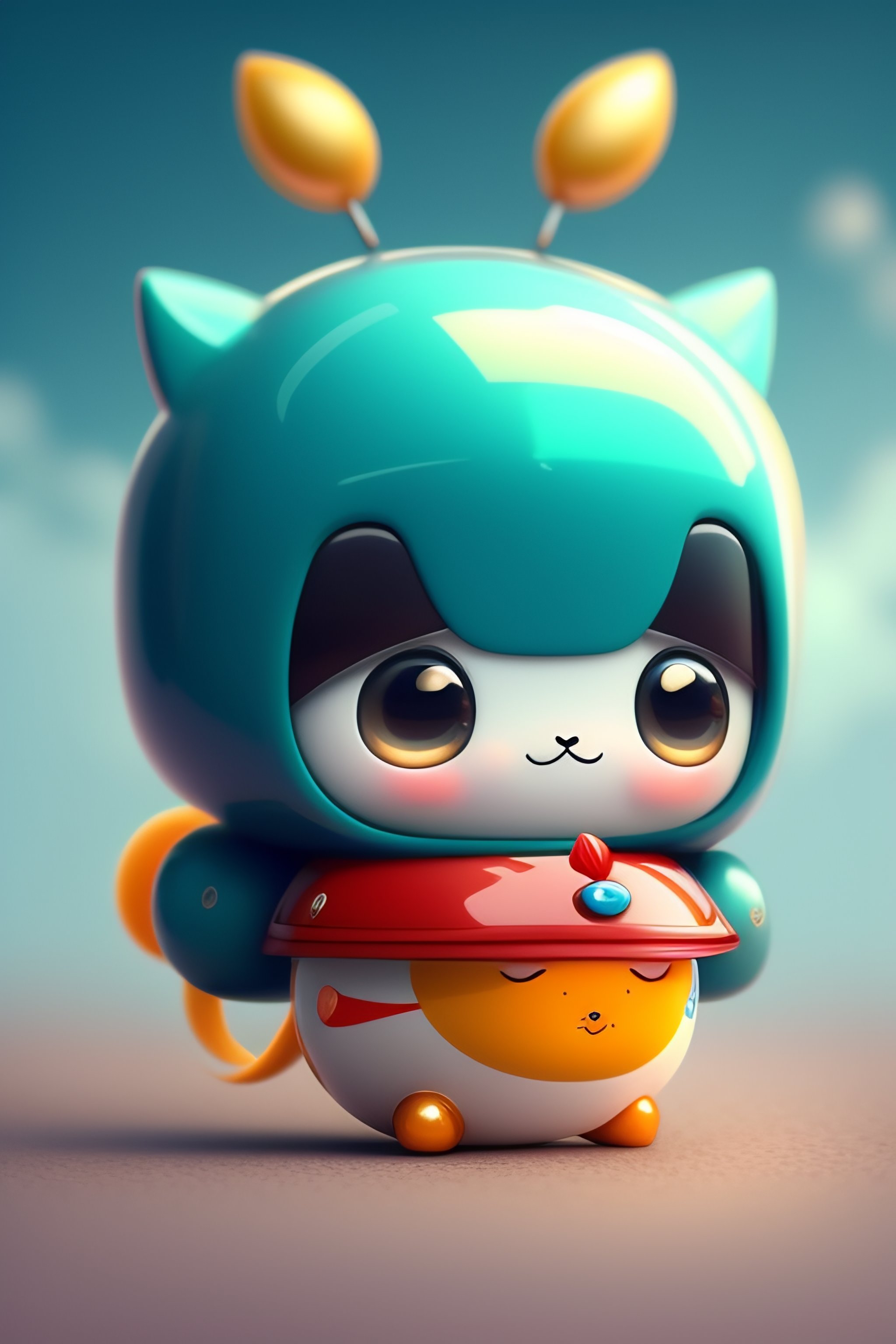 Lexica - Cute and adorable cartoon it baby, fantasy, dreamlike ...