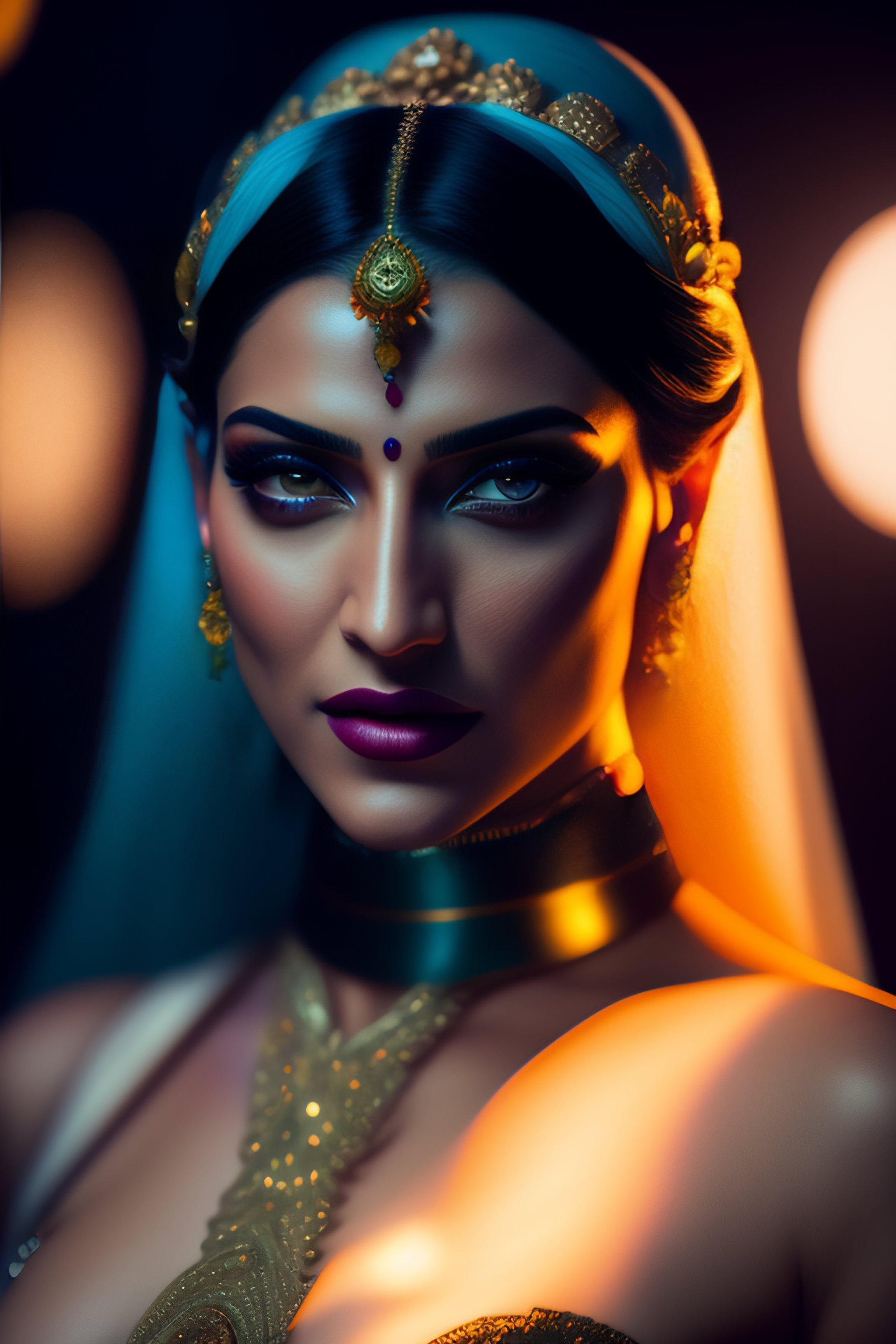 Lexica - Shruti Haasan as Fairy in clothing and headdress, Tom Bagshaw ...