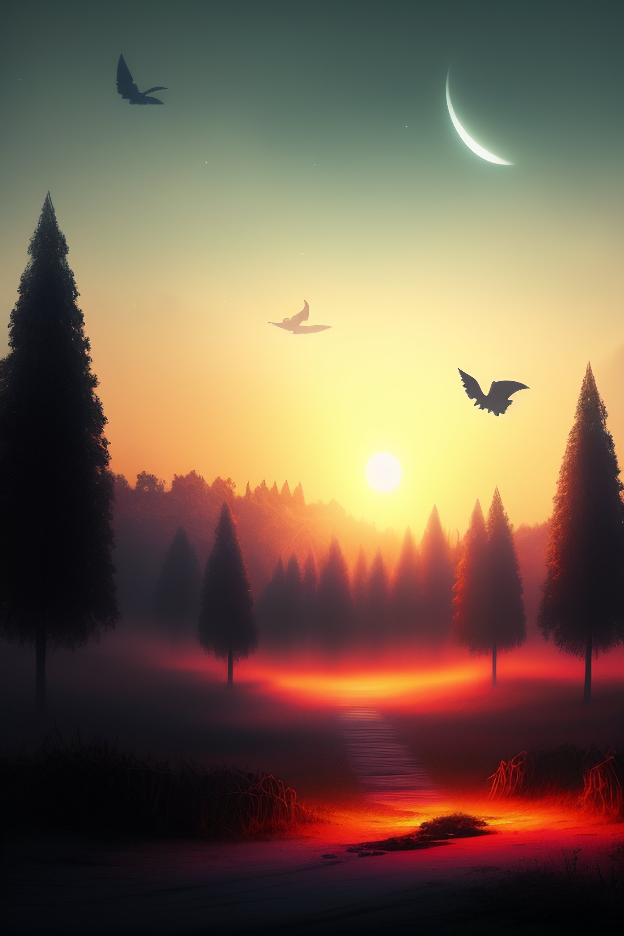 Lexica - A dark nightmare night hell dead