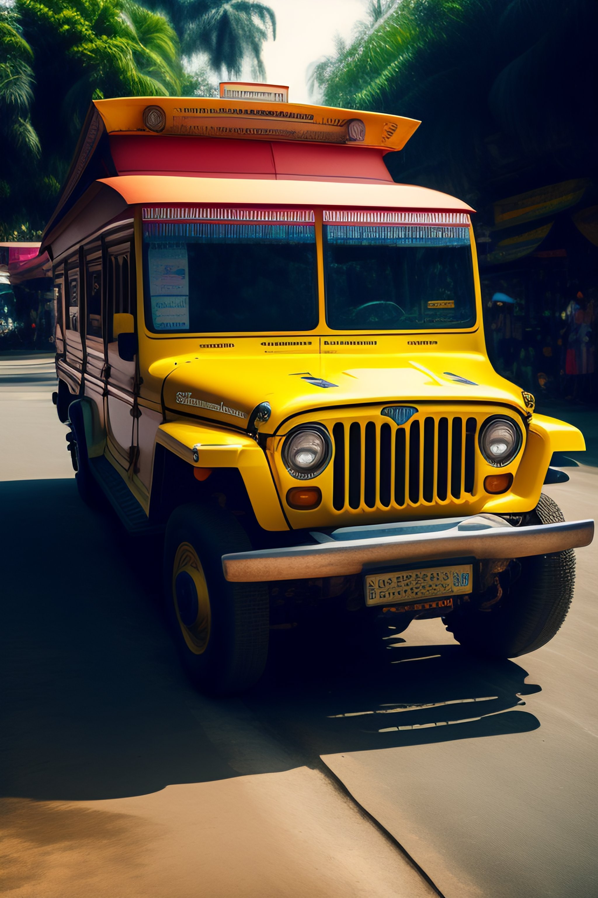 Lexica - Front of a jeepney
