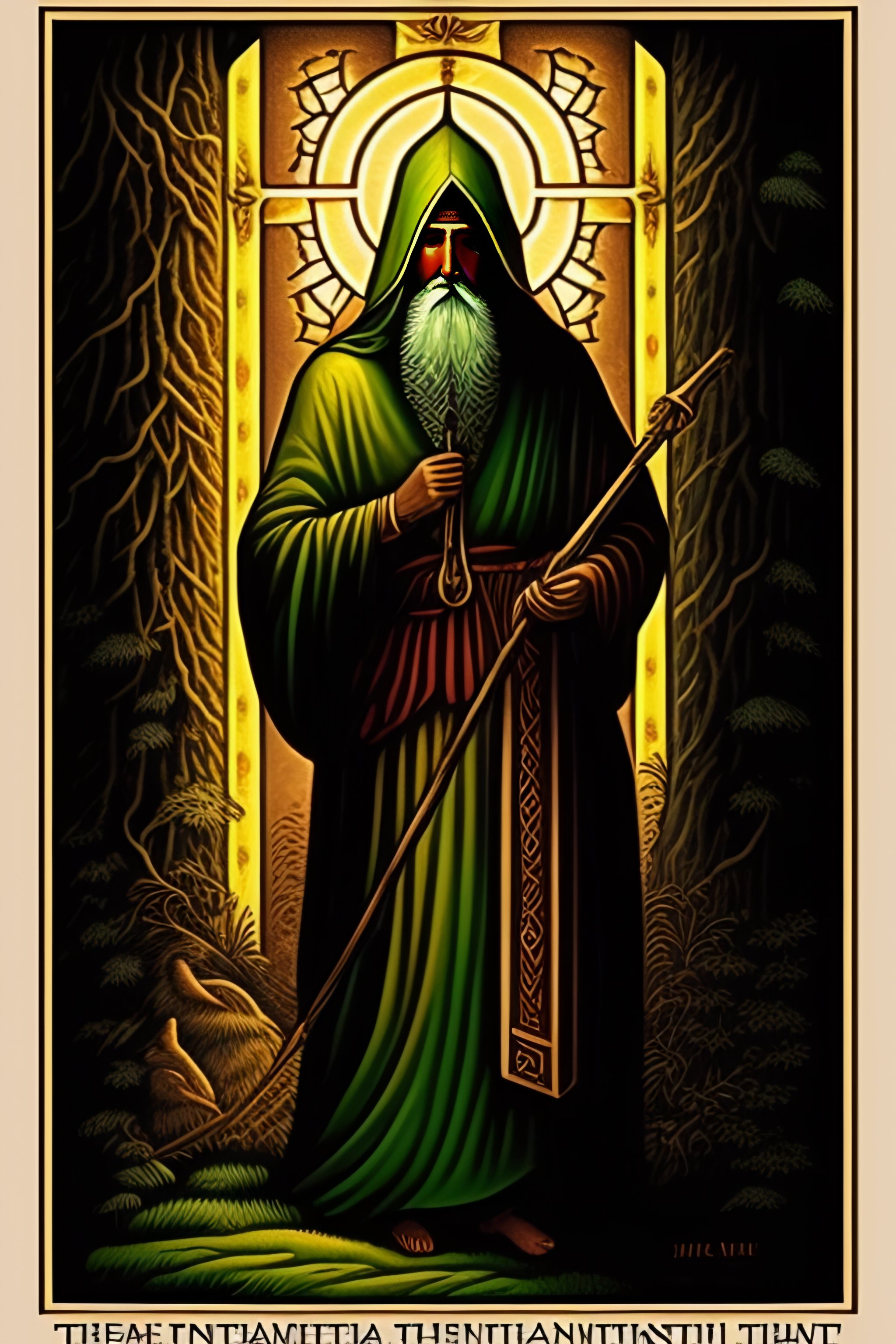 Lexica - Tarot card The Hermit: The Hermit is a solitary and ...