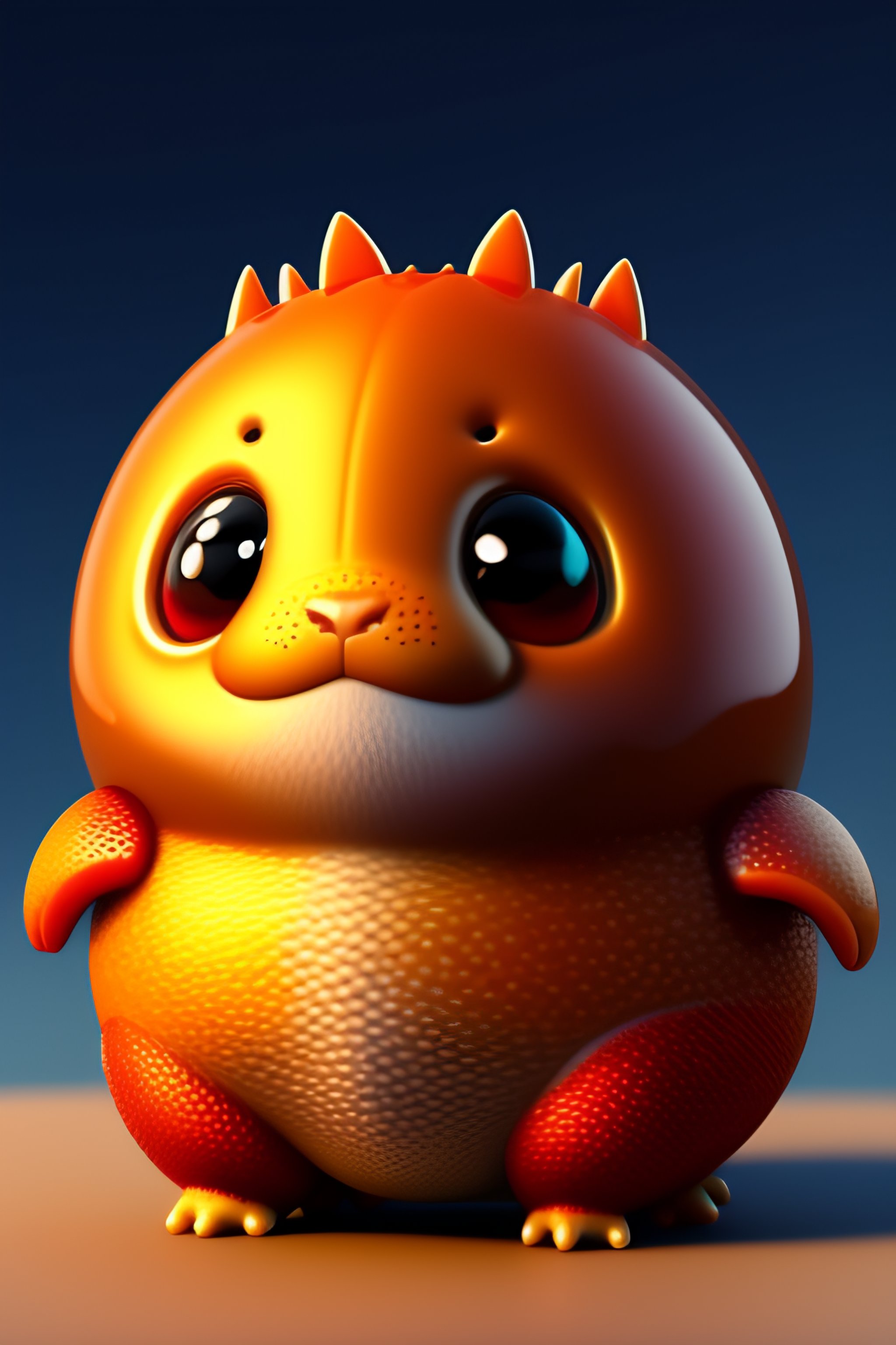 Lexica - Create me a adorable, cute, round, small smushy dragon ...