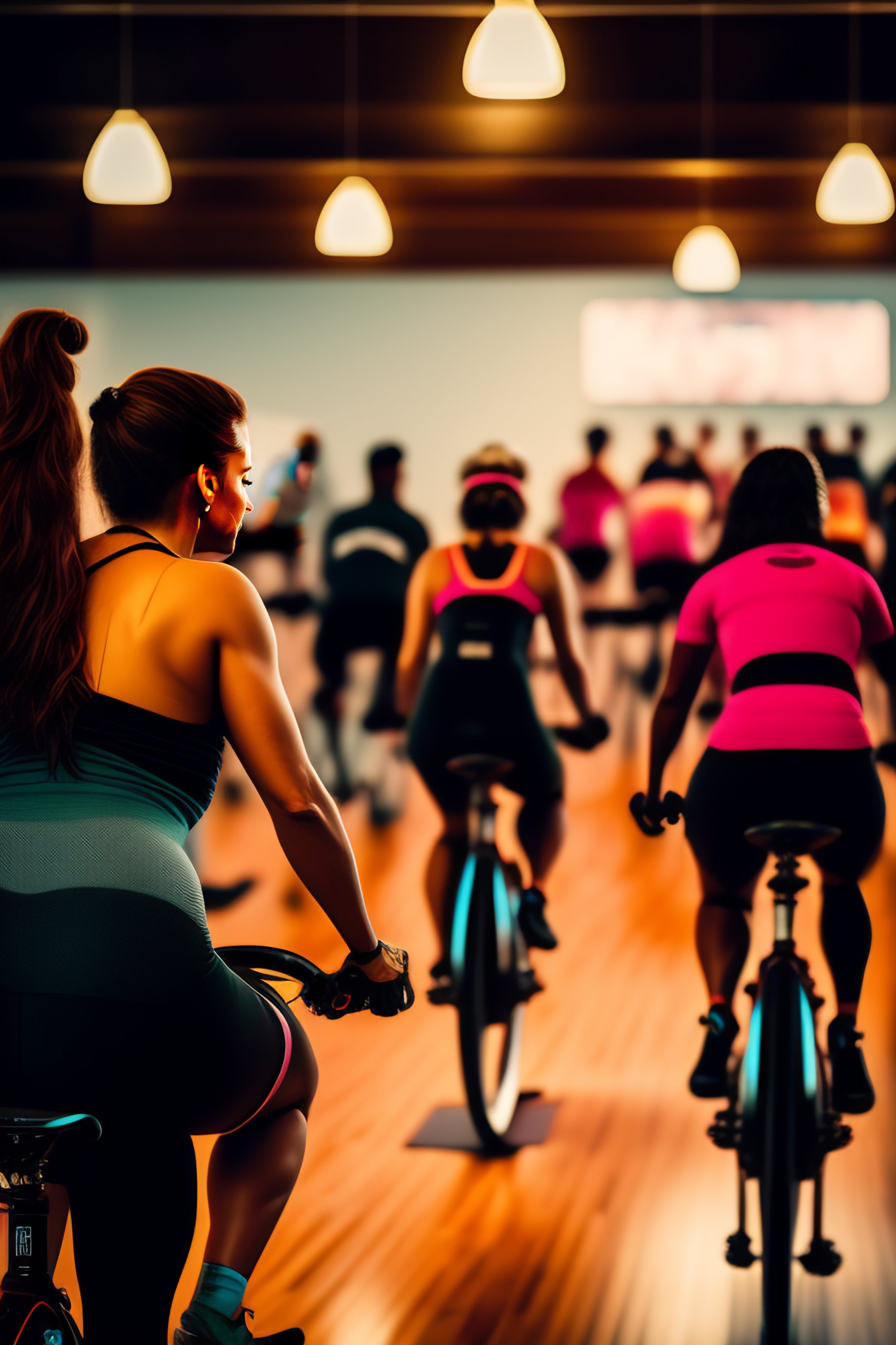 Lexica - Indoor cycling disco full of exciting people on indoor cycling ...