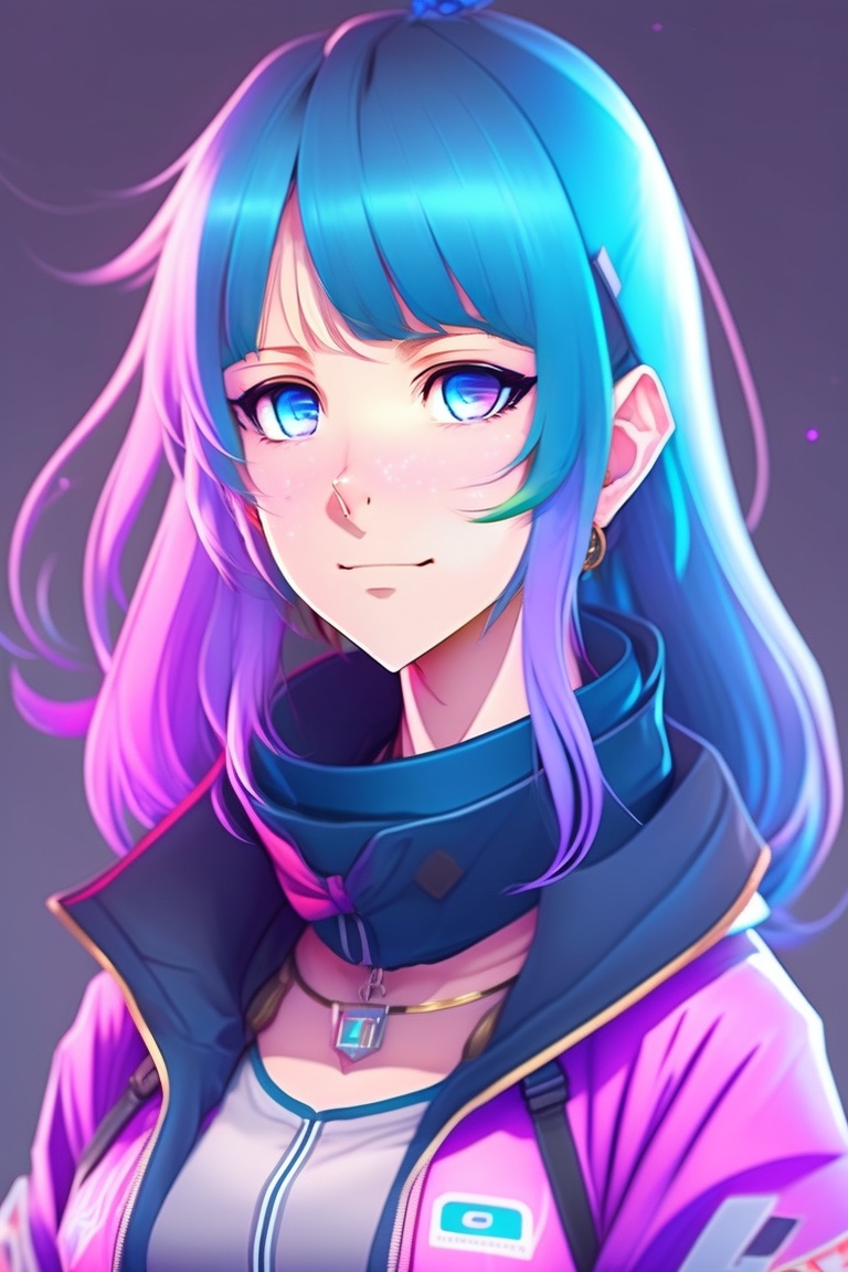 Lexica - Female character, with drooping eyes, pink eyes, attractive ...