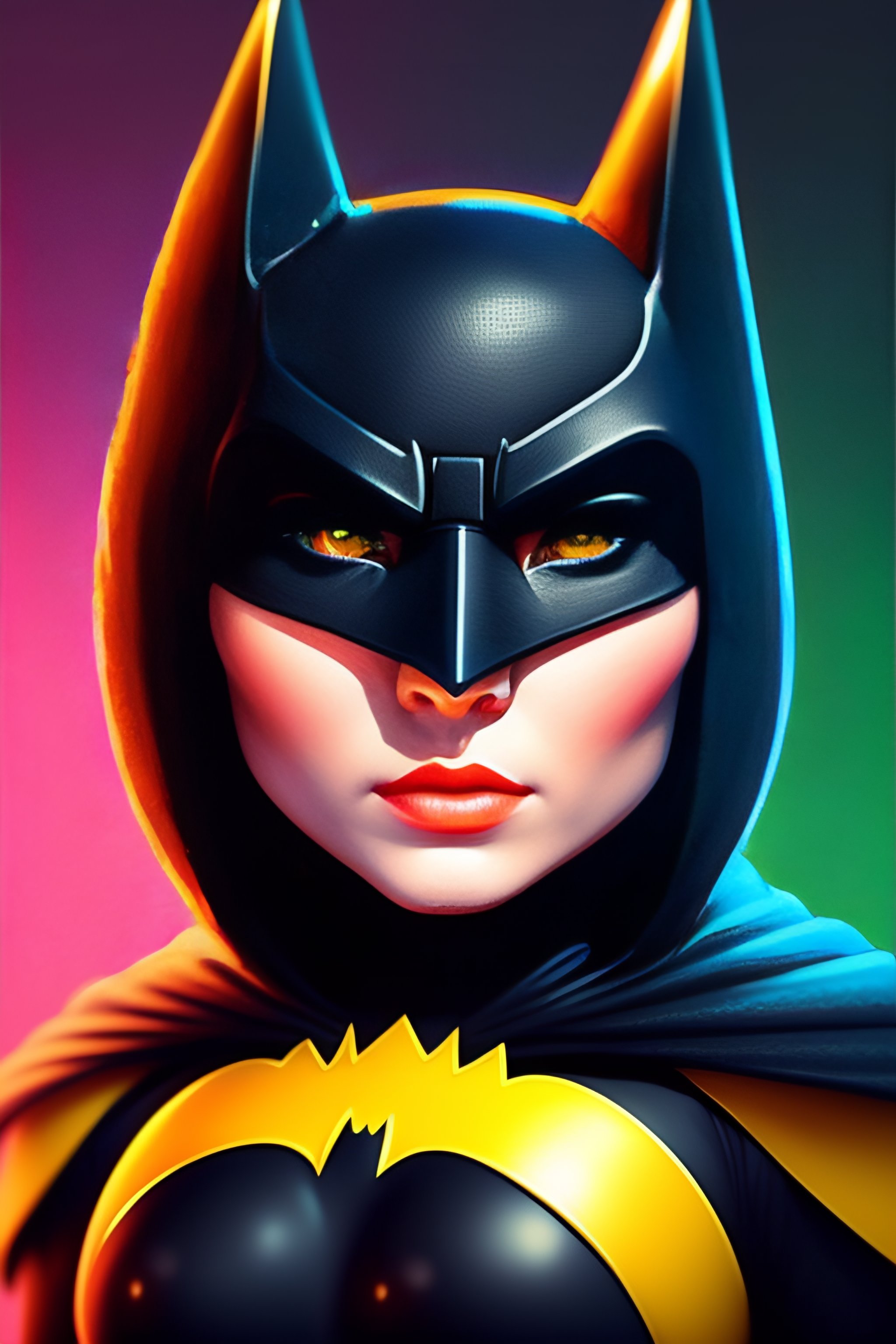 Lexica - Pixel art, Cute and adorable cartoon batman face, fantasy ...