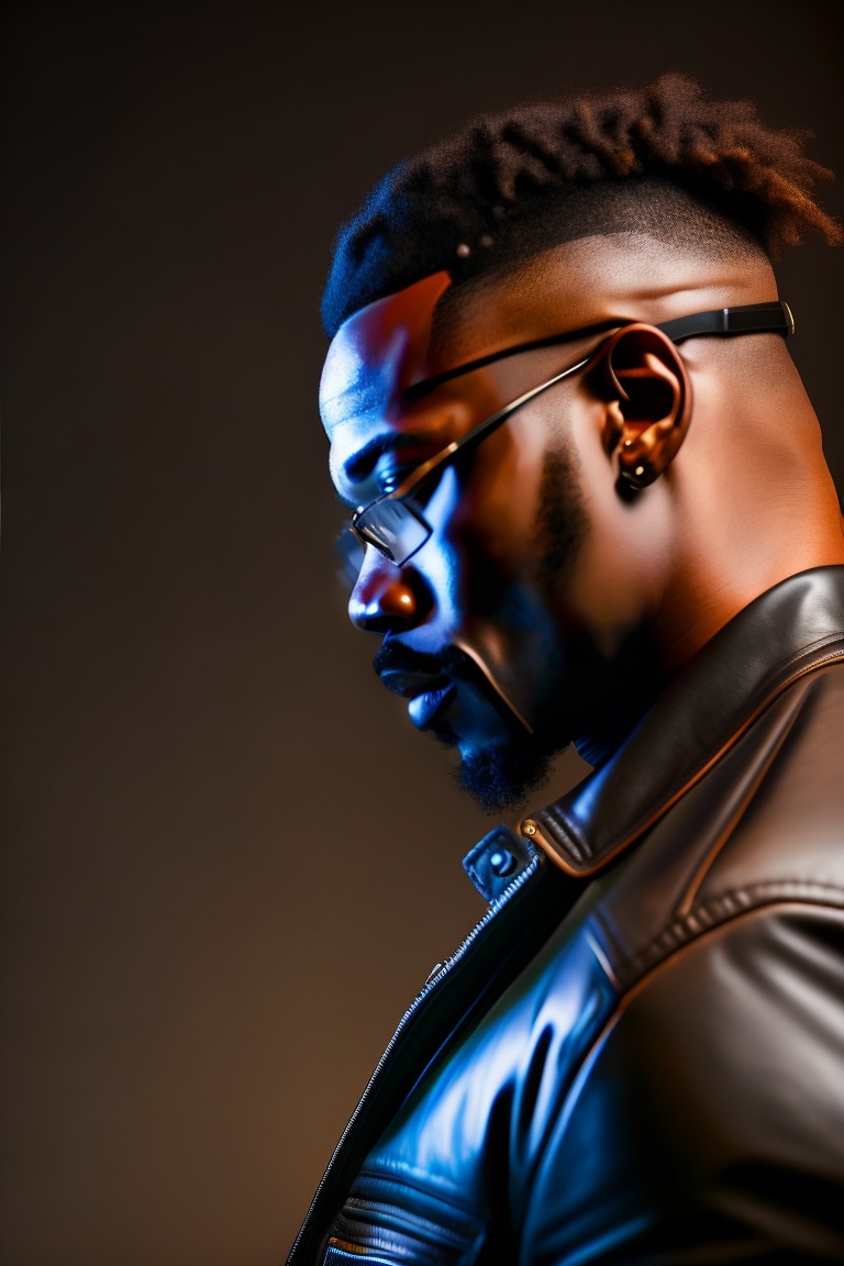 Lexica - A black man, with a fierce demeanor, 40 years old, a fighter ...