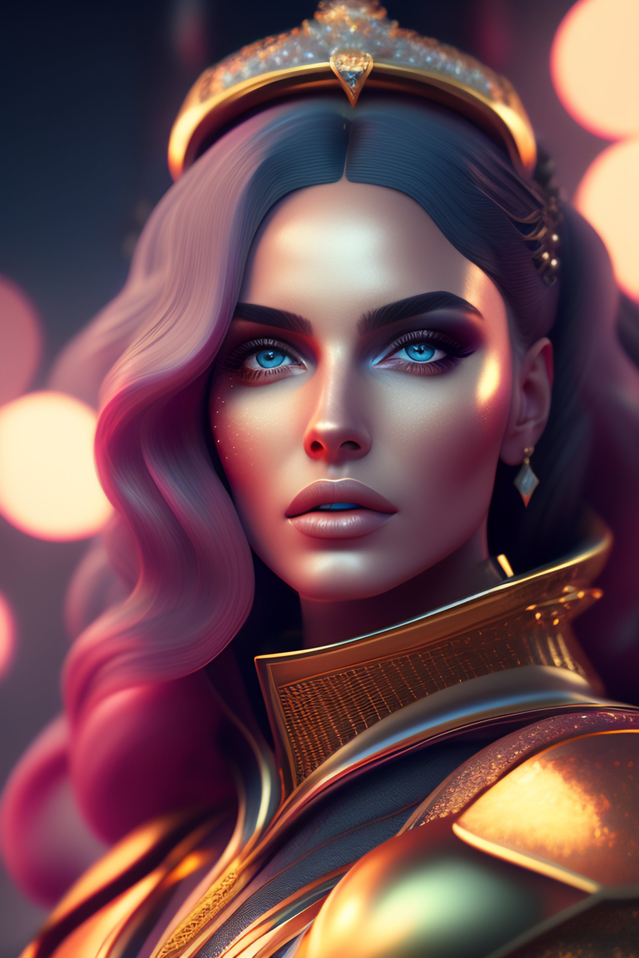 Lexica - Futuristic princess on another planet, by ruan jia, james ...