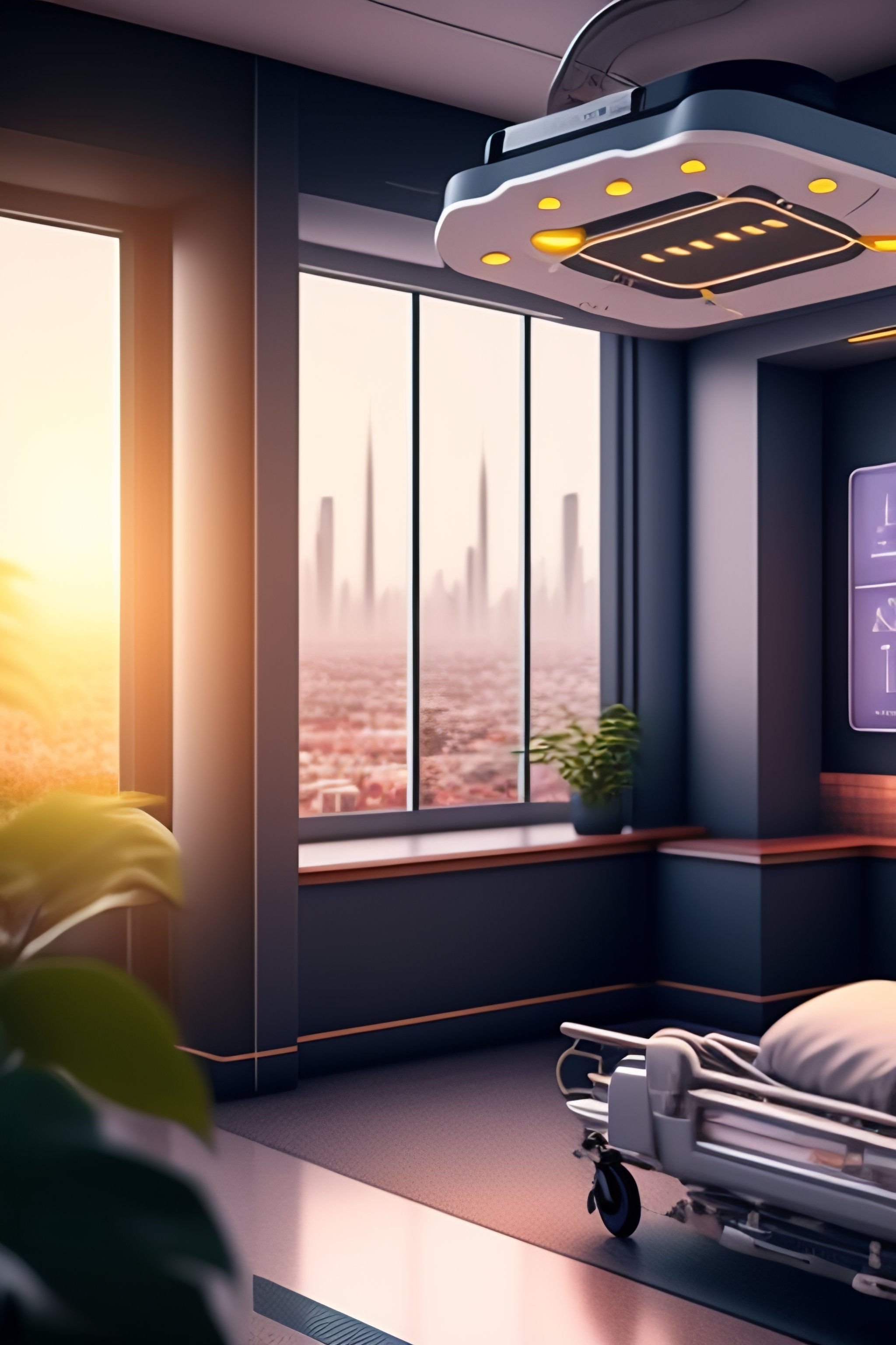 Lexica - Year 2123 hospital ai diagnostic treatment, 4k, lumen ...