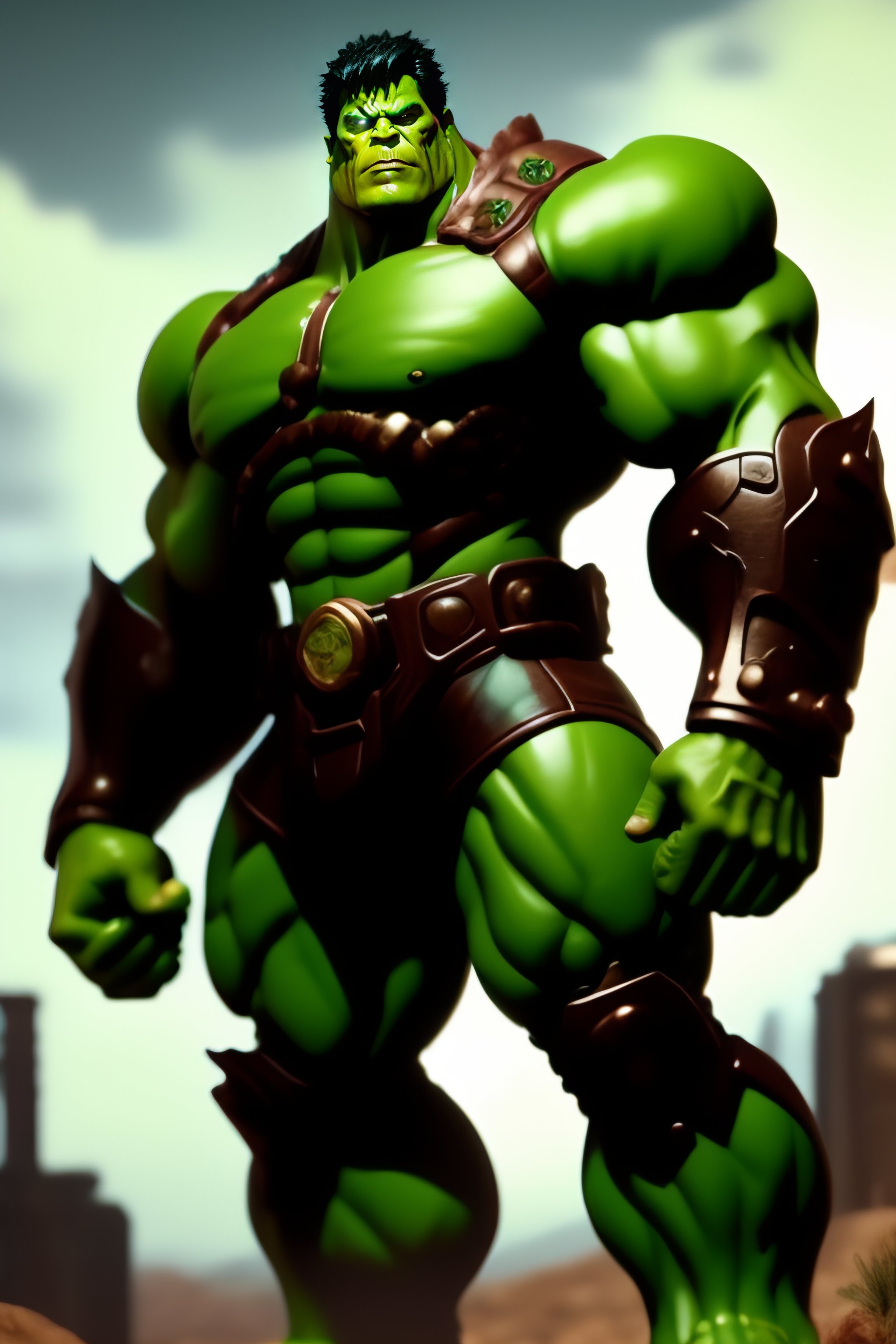 Lexica - The incredible hulk in fallout power armor