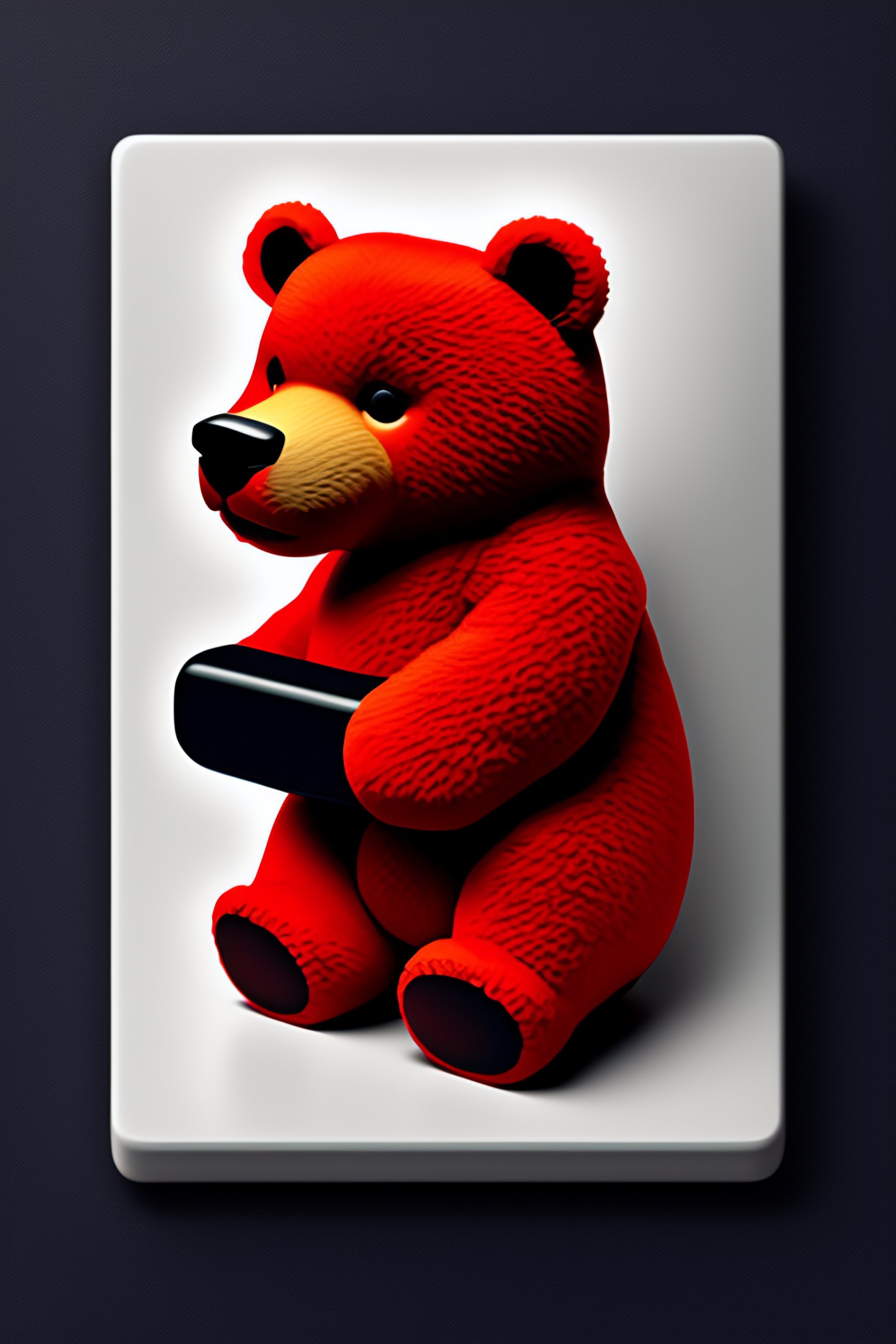 Lexica - Red Bear computer programmer