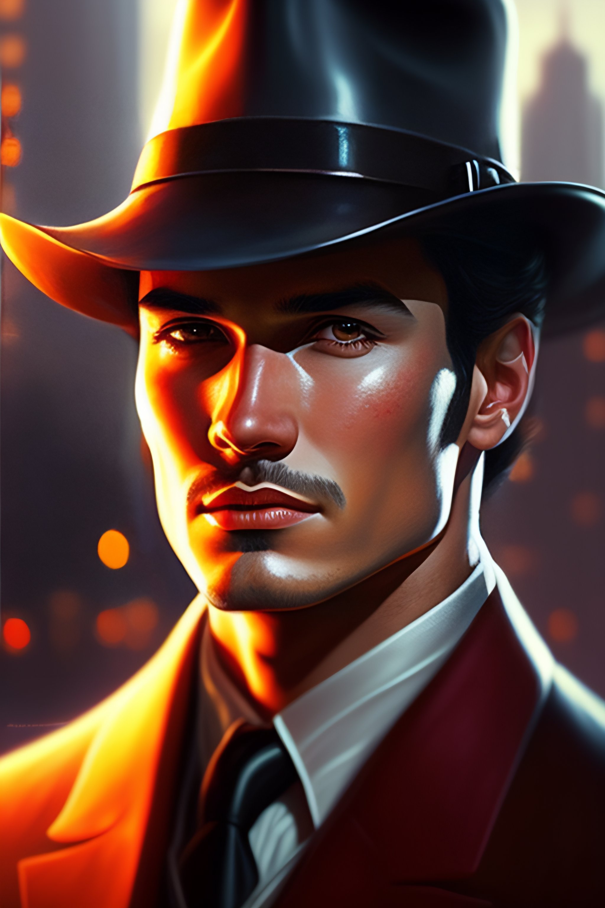 Lexica - A closeup portrait of a young freddy kruger, dramatic light ...