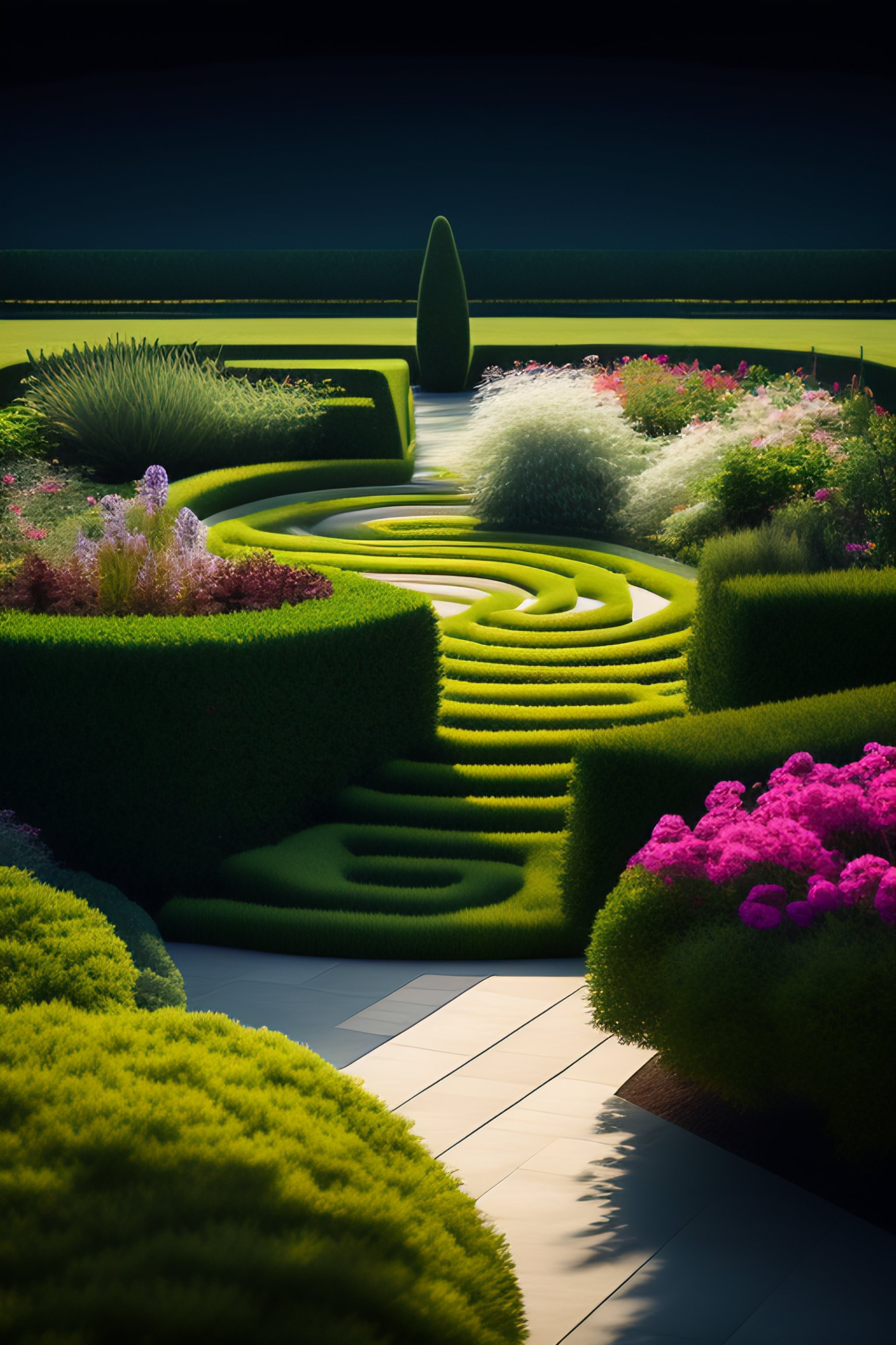 Lexica - Potrait photos gardener minimalism garden