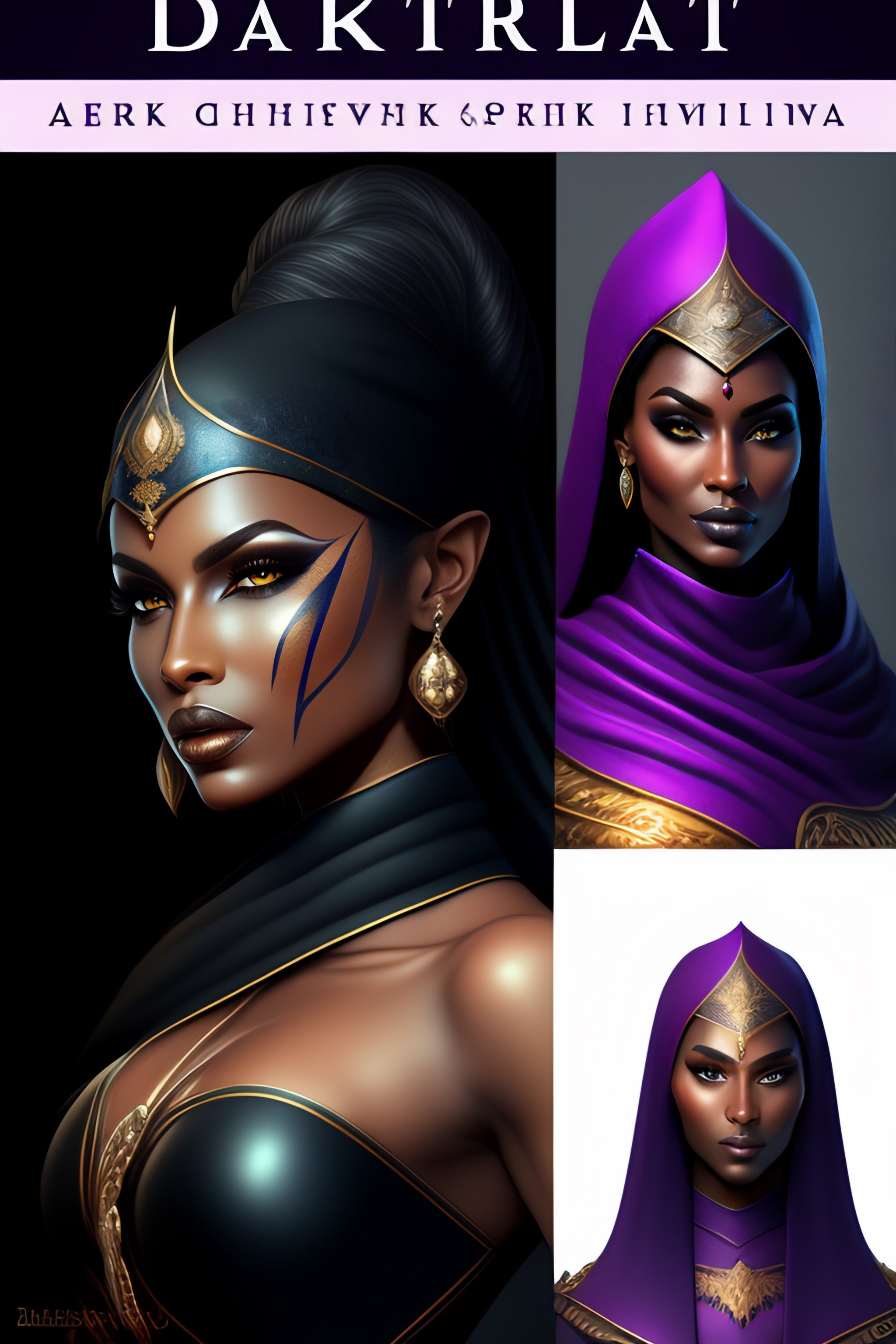 Lexica - Dark Elf Illustration Pack