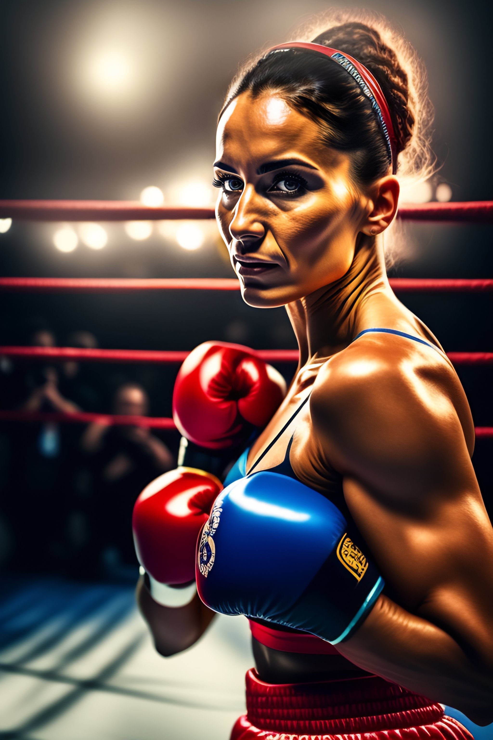 Lexica - A romanian woman boxing fighter