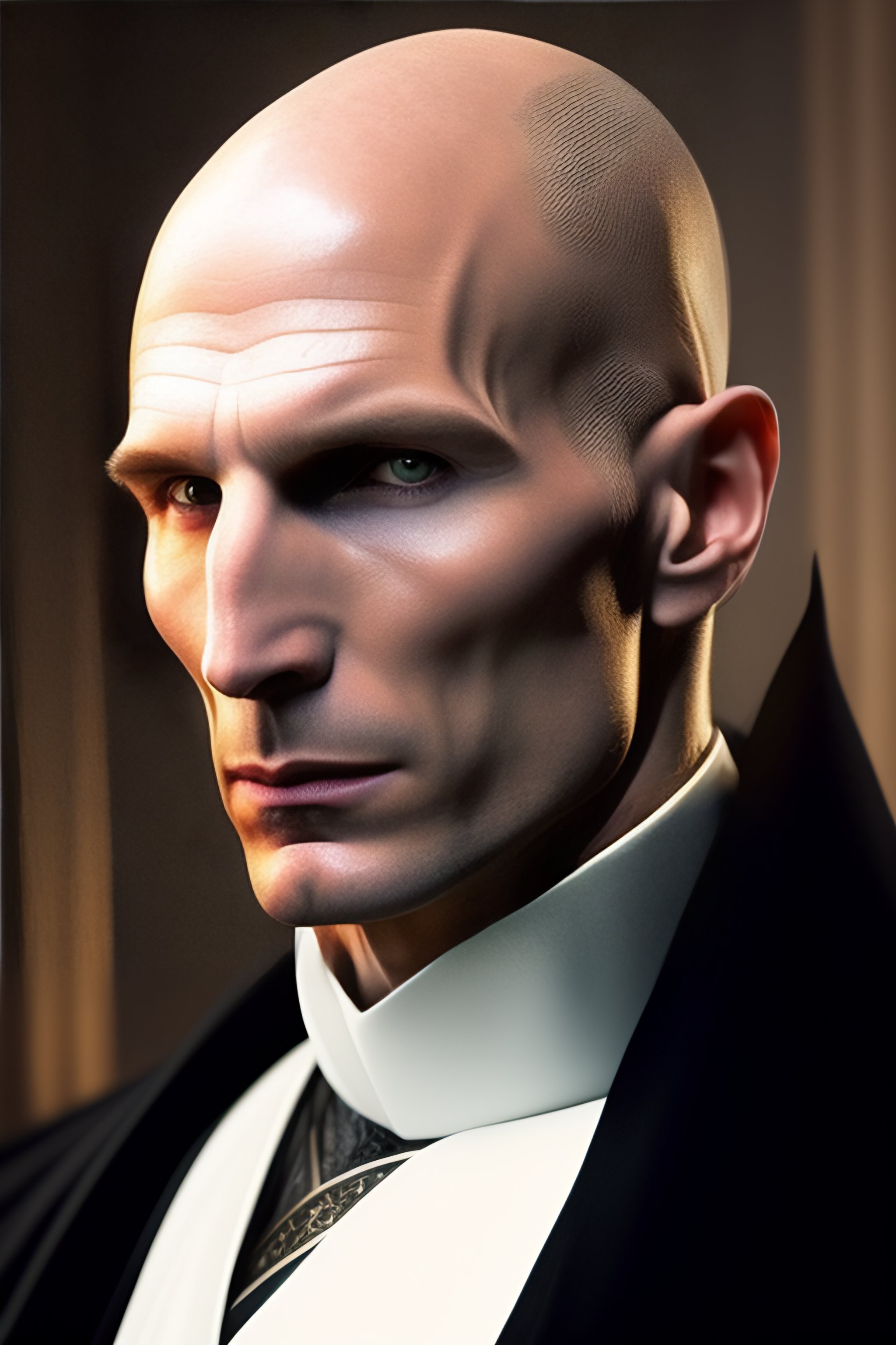 Lexica - Voldemort, tall man, slim man, extremely white skin, snakelike ...