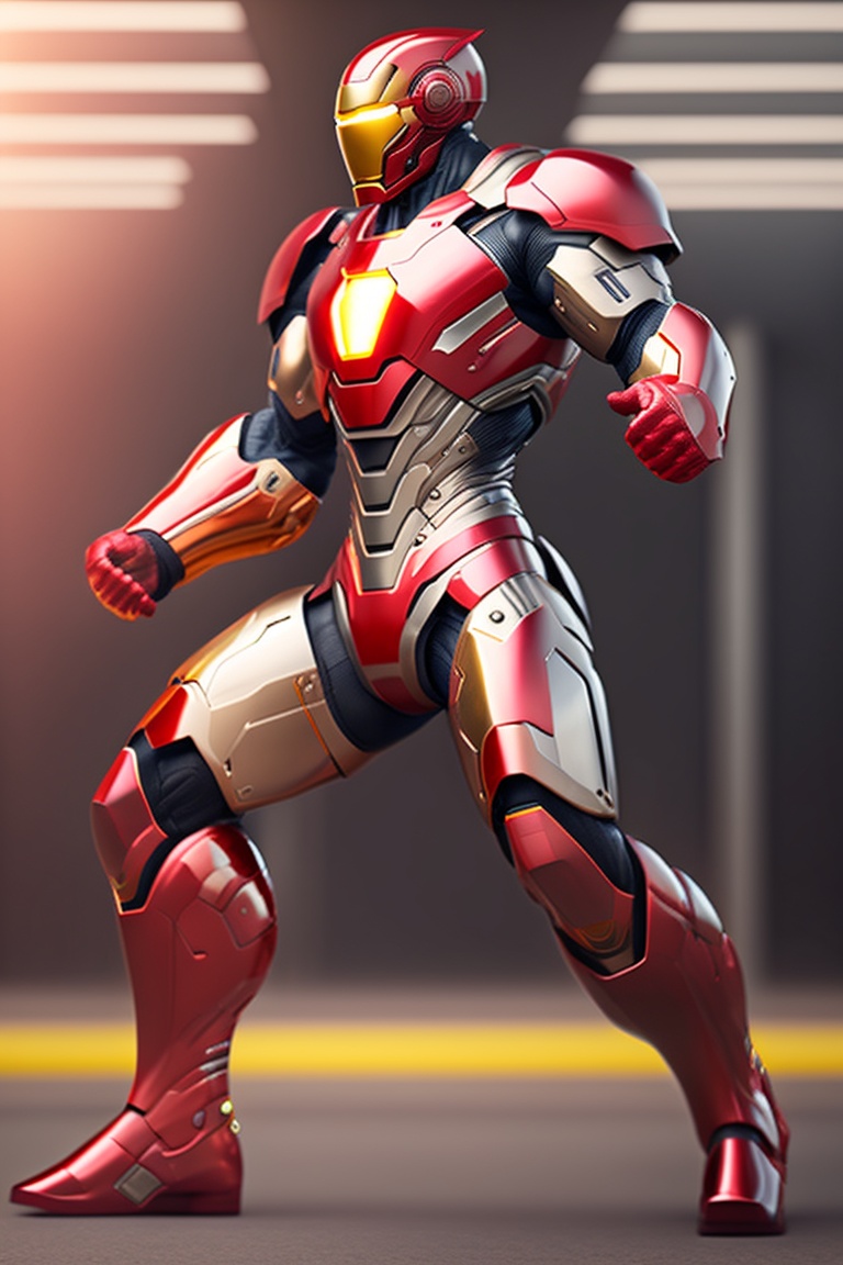 Lexica - Highly detailed image of an Ironman suit, full body, future ...