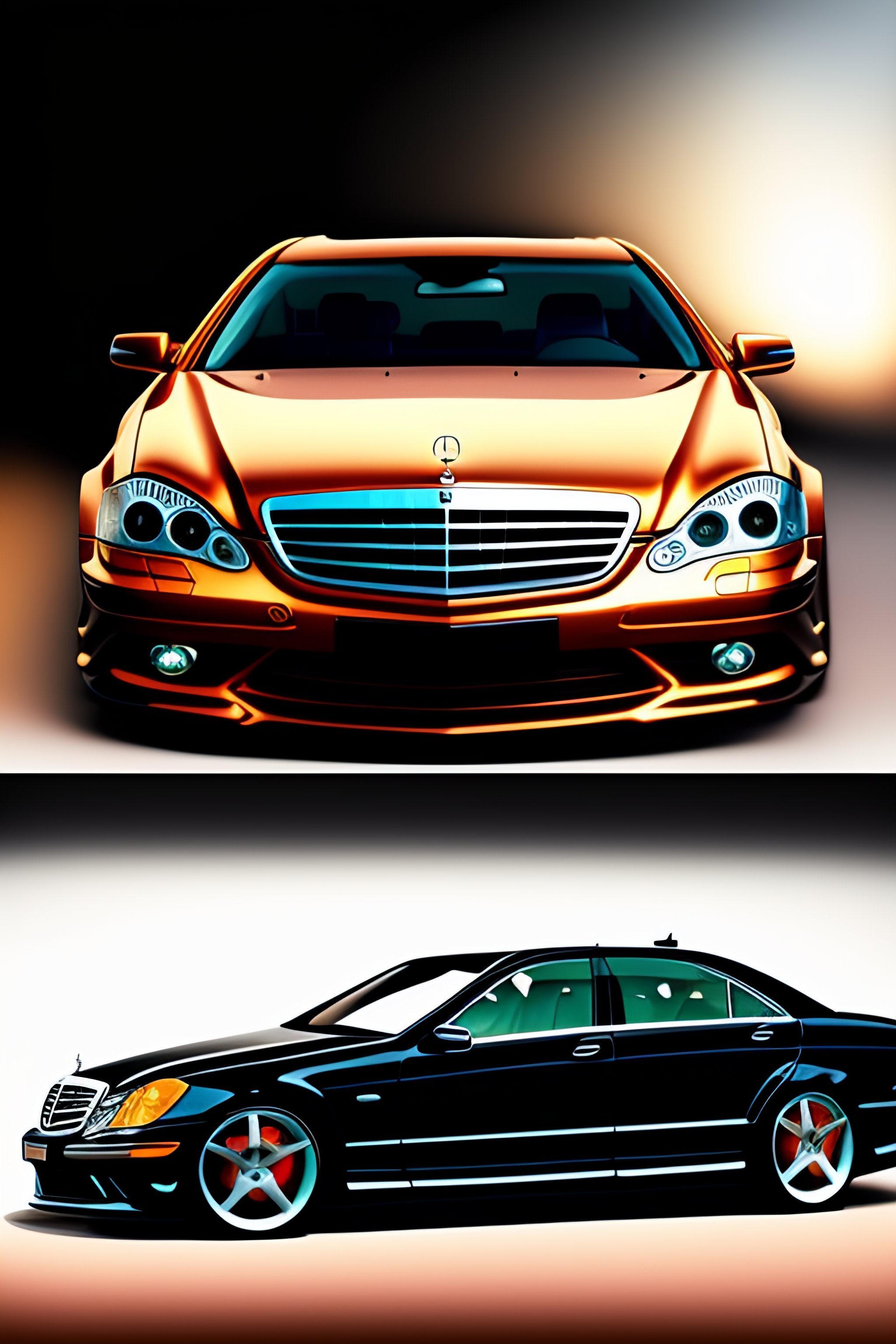 Lexica - 2005 mercedes benz s class comic book style
