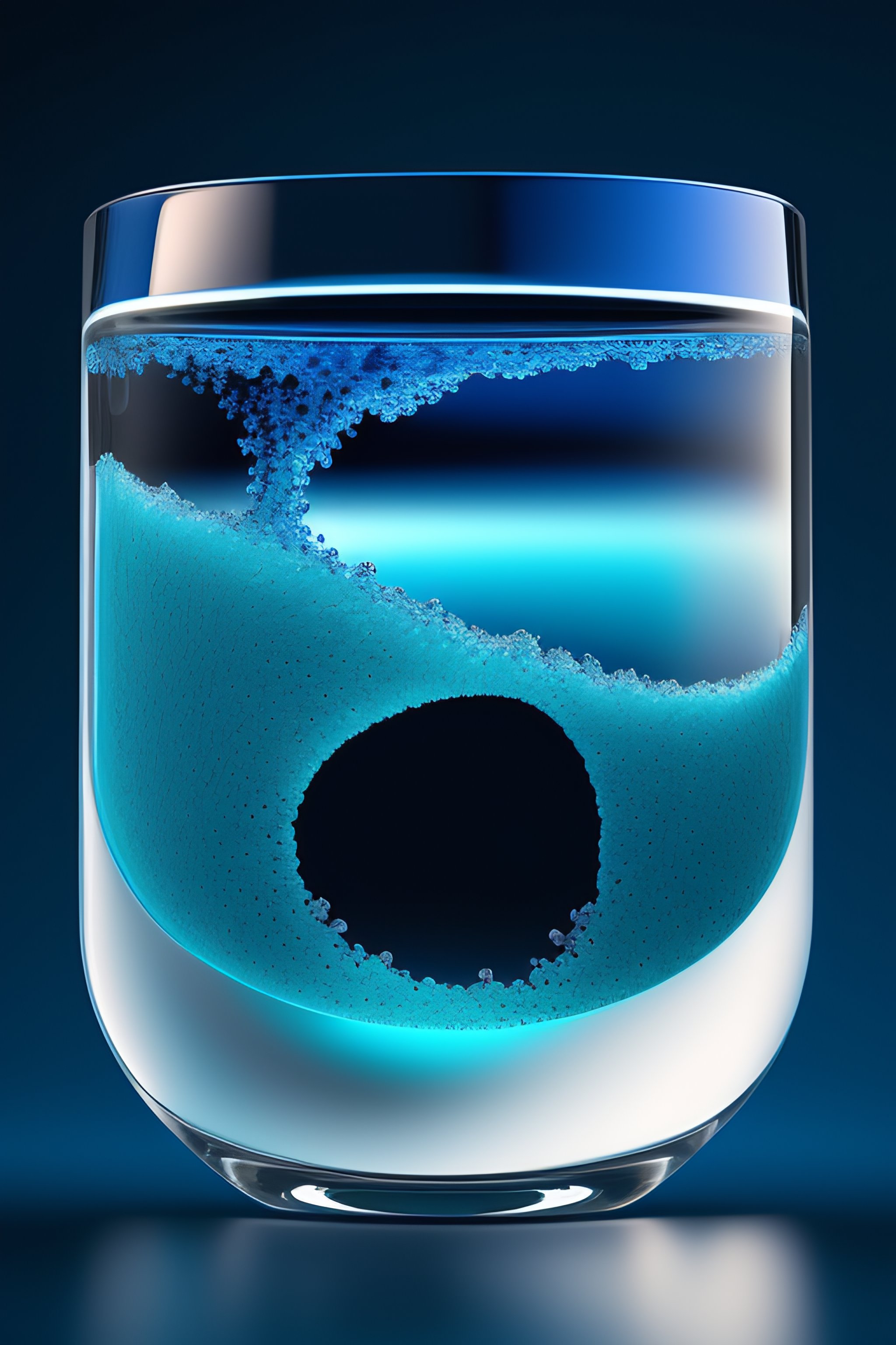 Lexica - Computer rendering inside of a natural water cellular ...