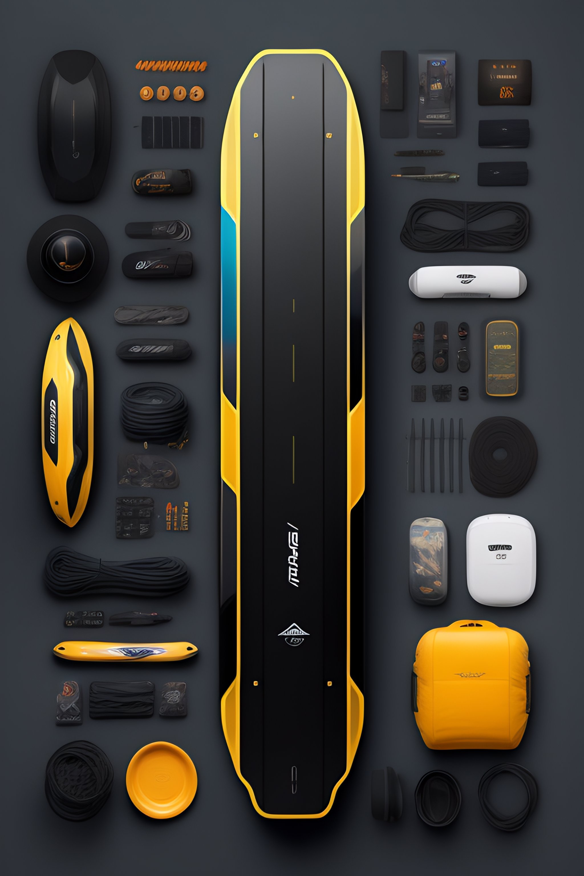 Lexica - Onewheel electric skateboard, Costumes and props, Knolling ...
