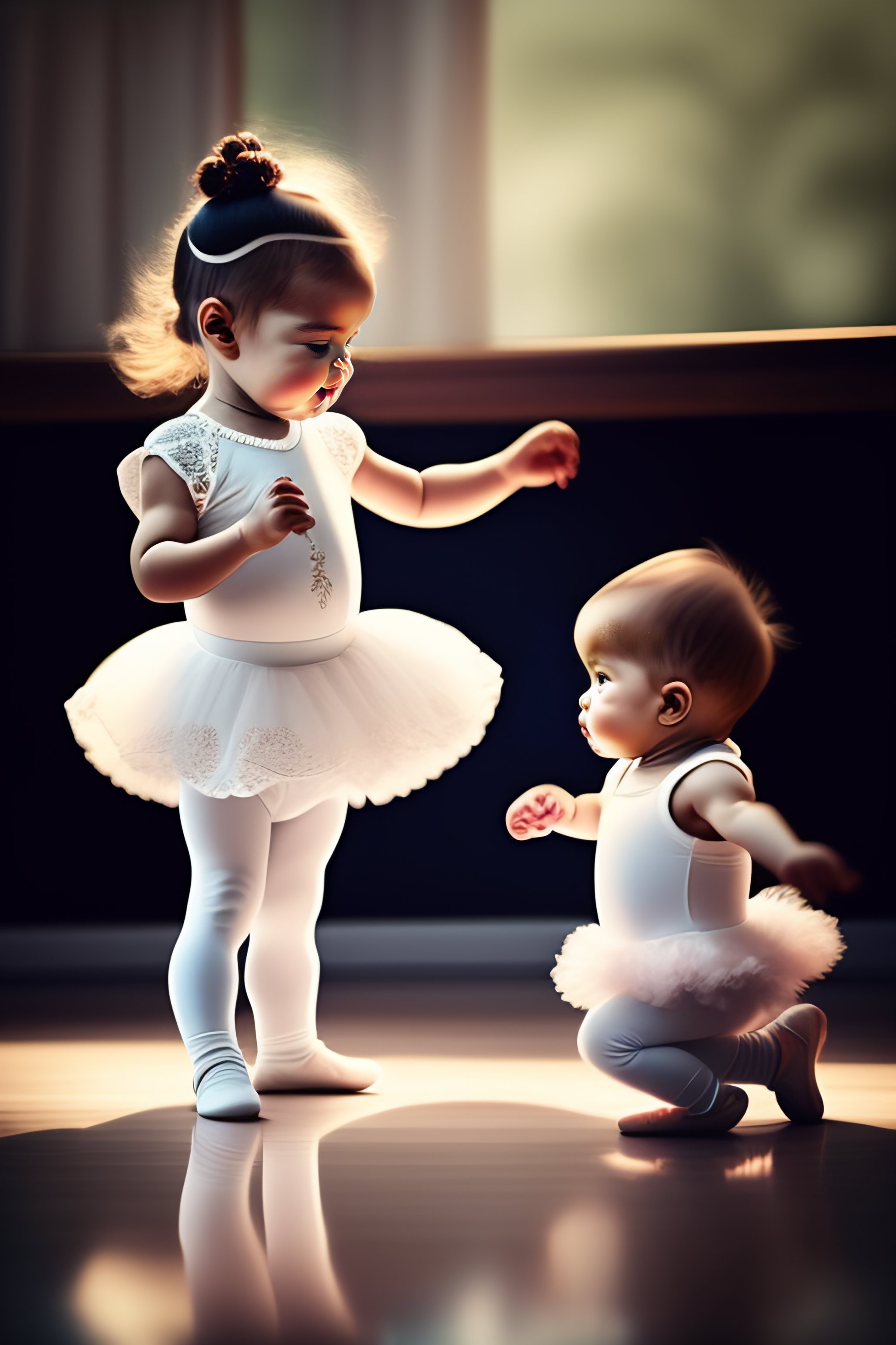 Lexica - Babies doing ballet