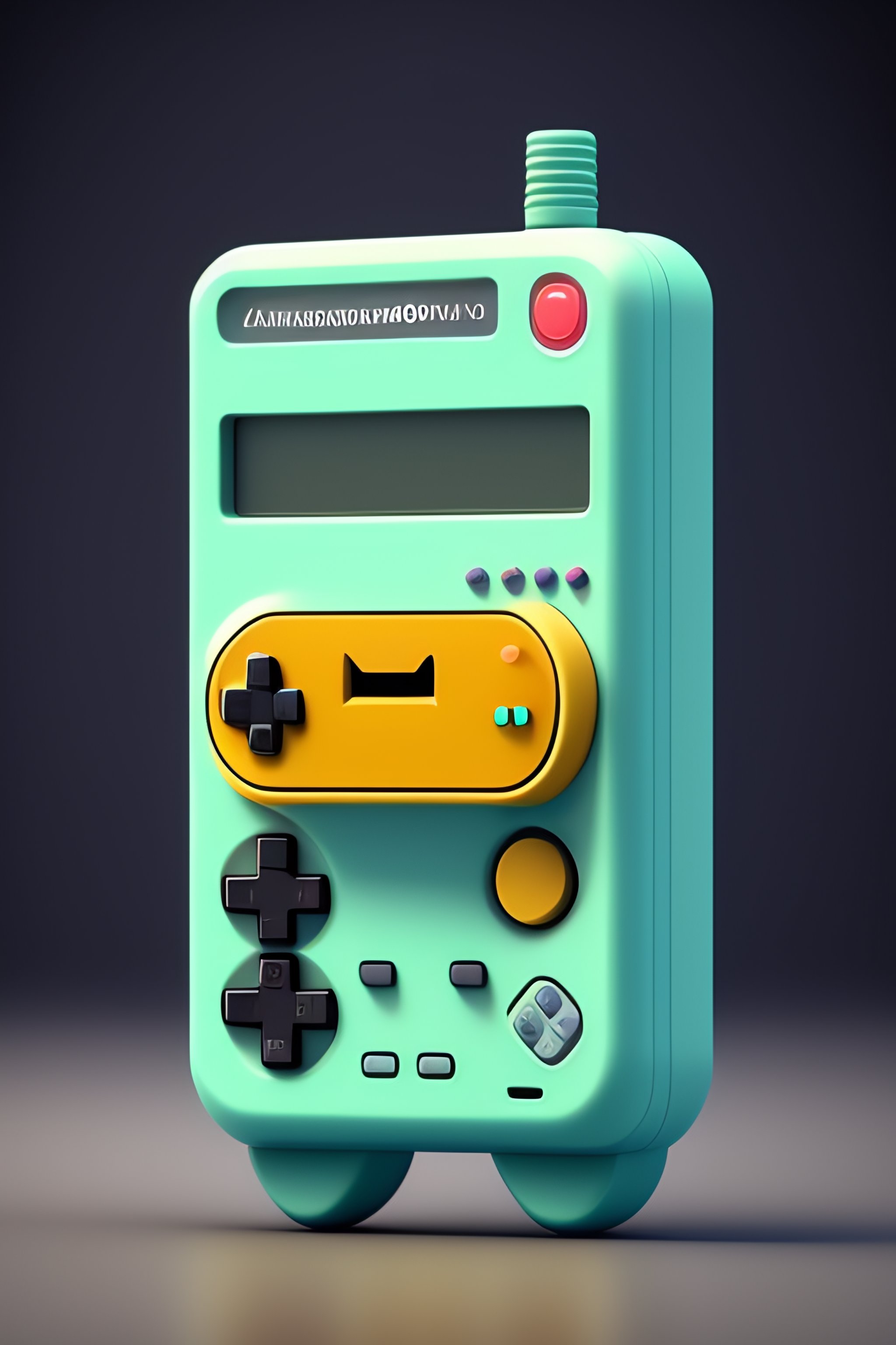 Lexica - A cute anthropomorphic gameboy smiling, BMO adventure time ...