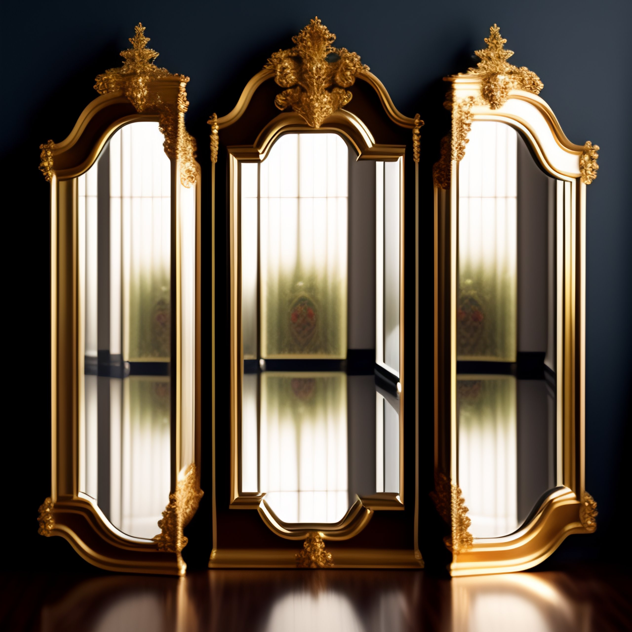 Lexica - An elegant triptych mirror