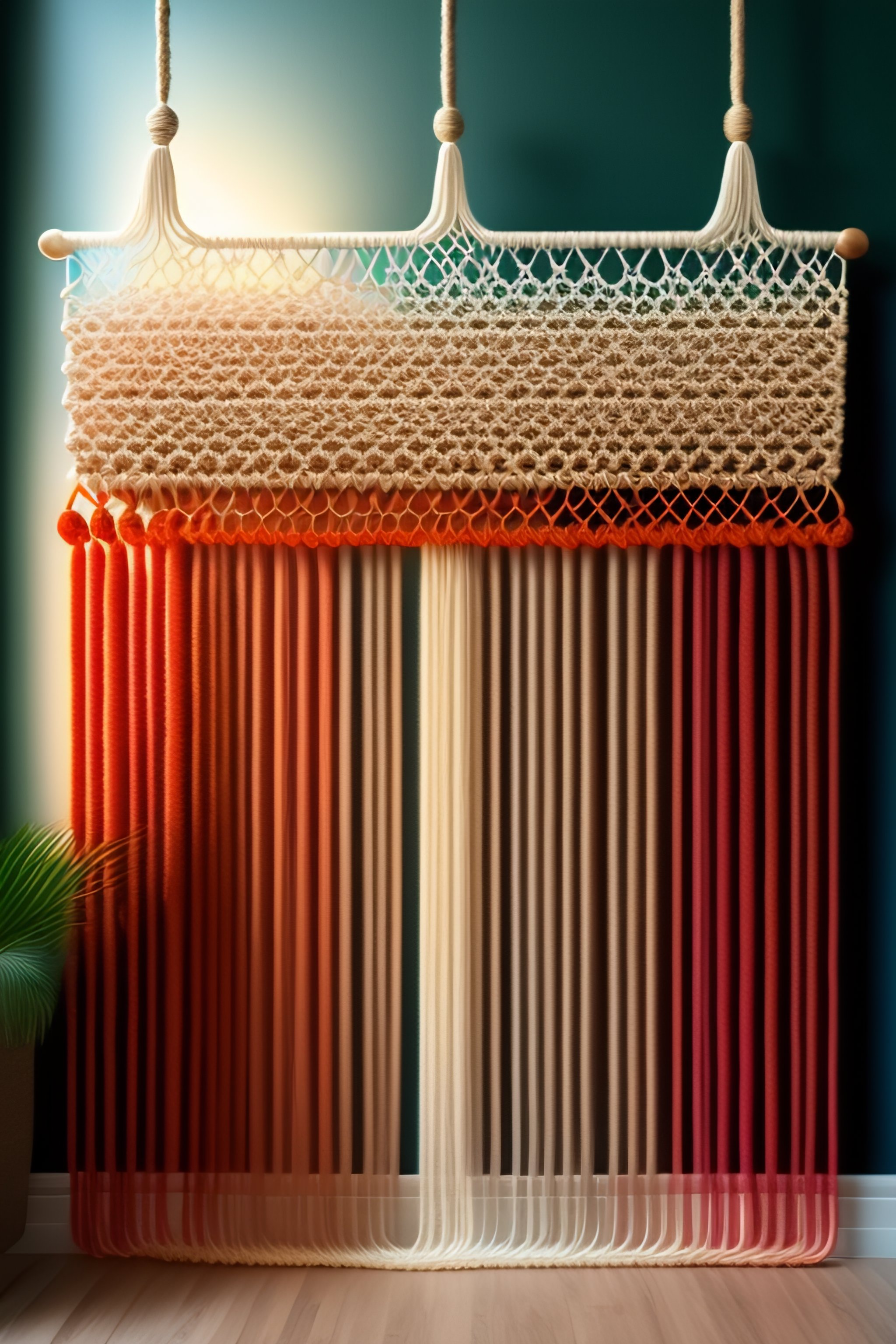 Lexica - Macramé tableau