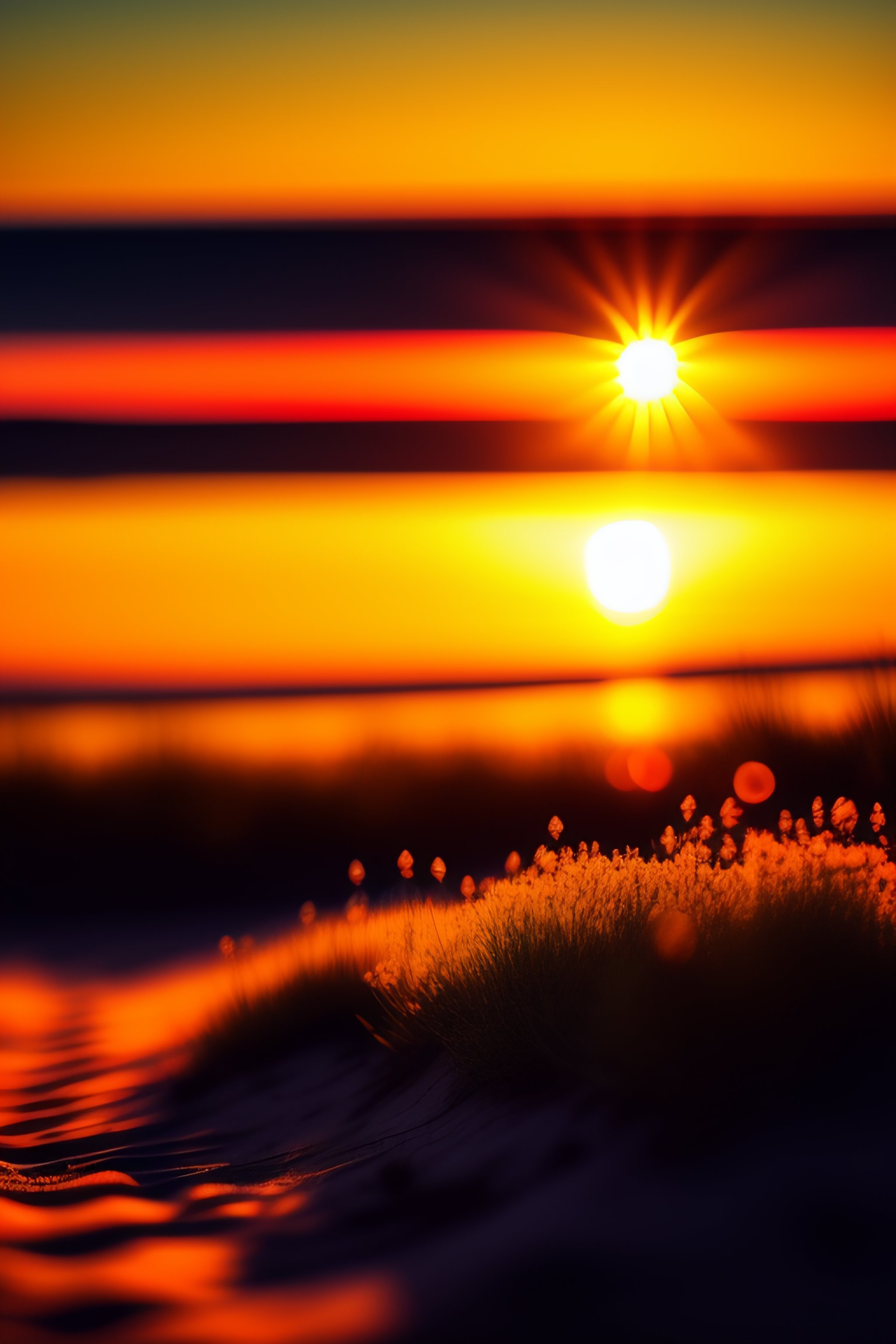 Lexica - A big bright beautiful tomorrow, sunset landscape, beautiful ...