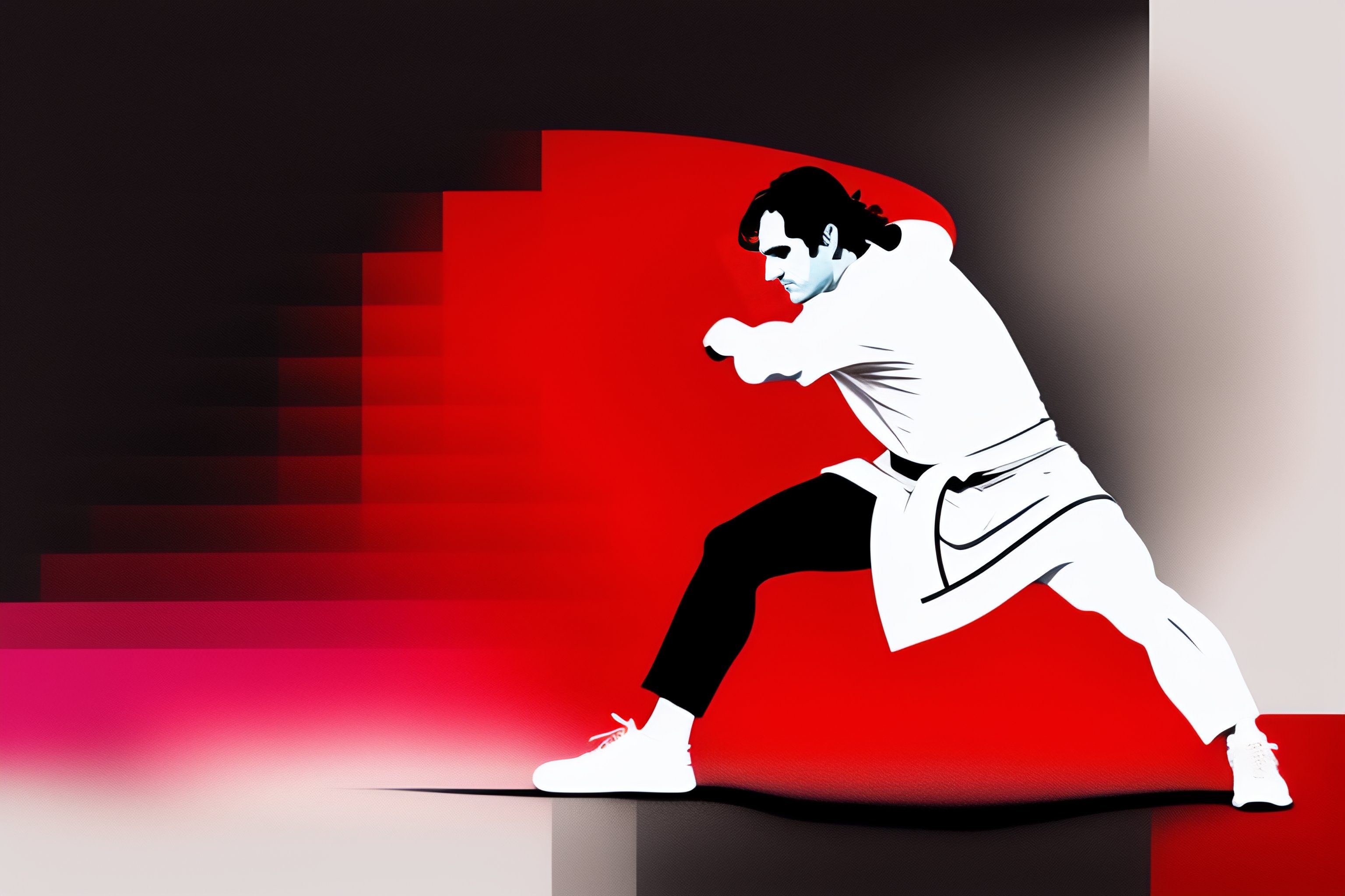 Lexica - Roger federer wearing a judo gi performing an o-soto-gari ...