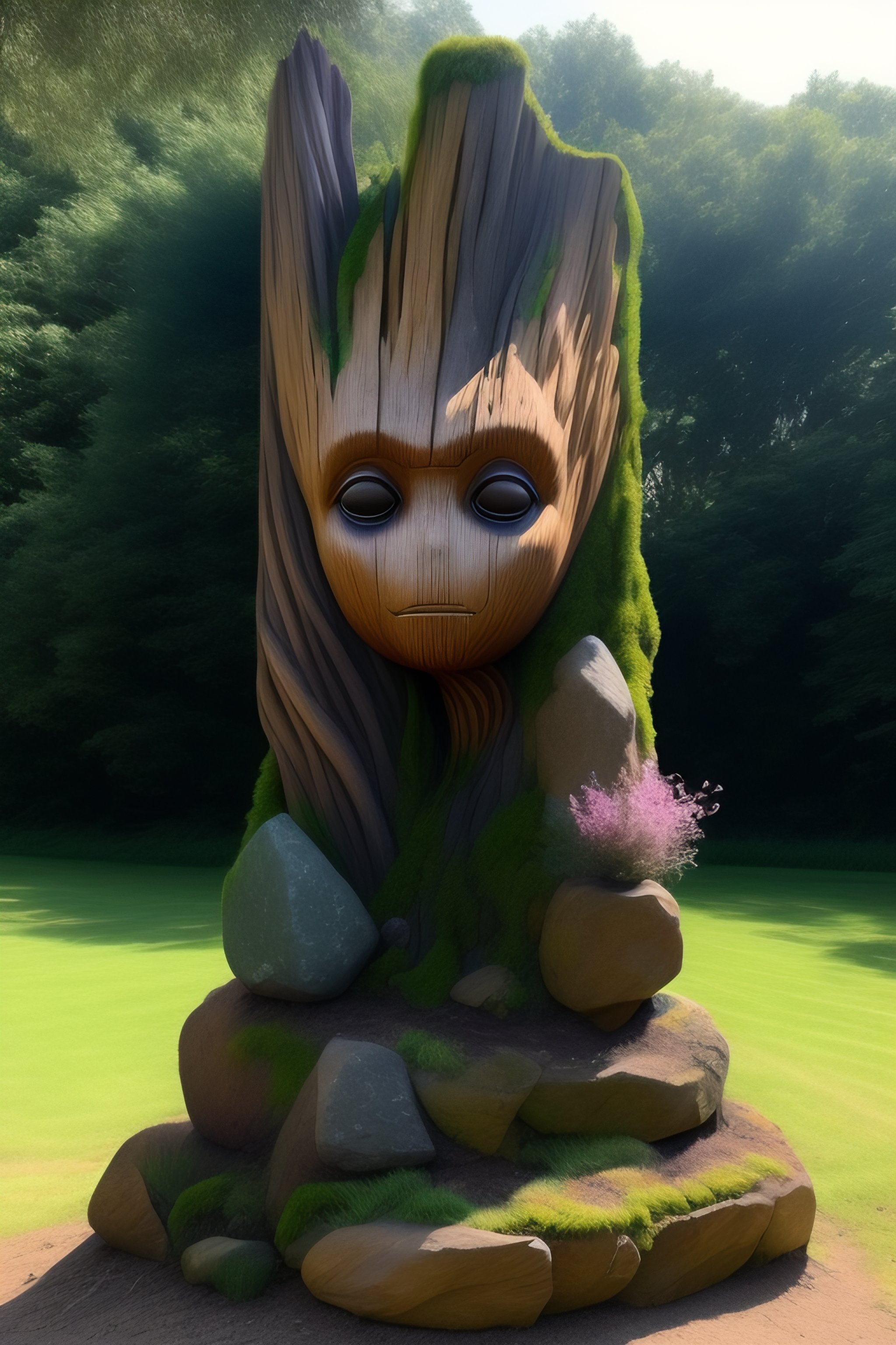 Lexica - Groot made out of stone