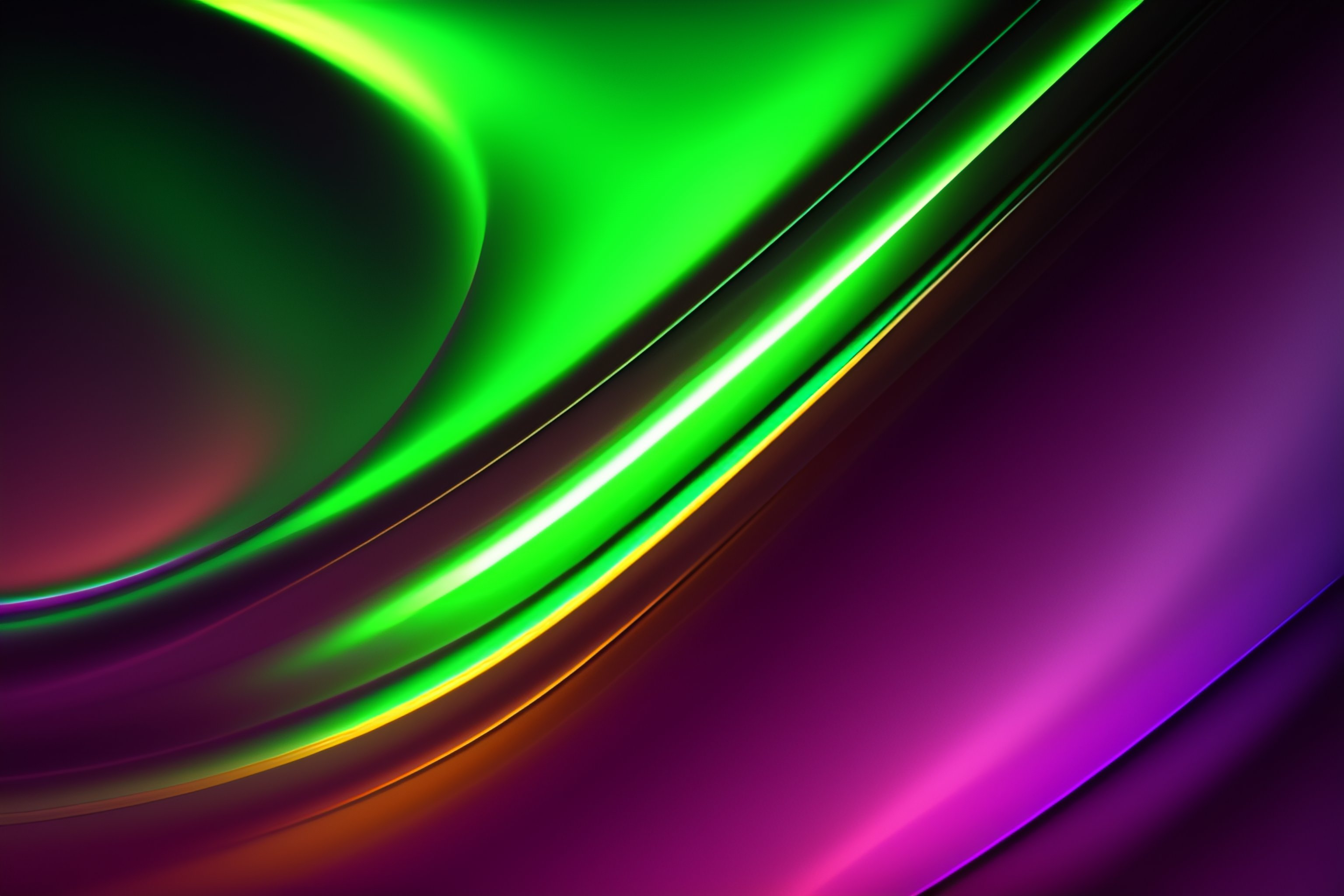 Lexica - Futuristic green gradient colors background 4k