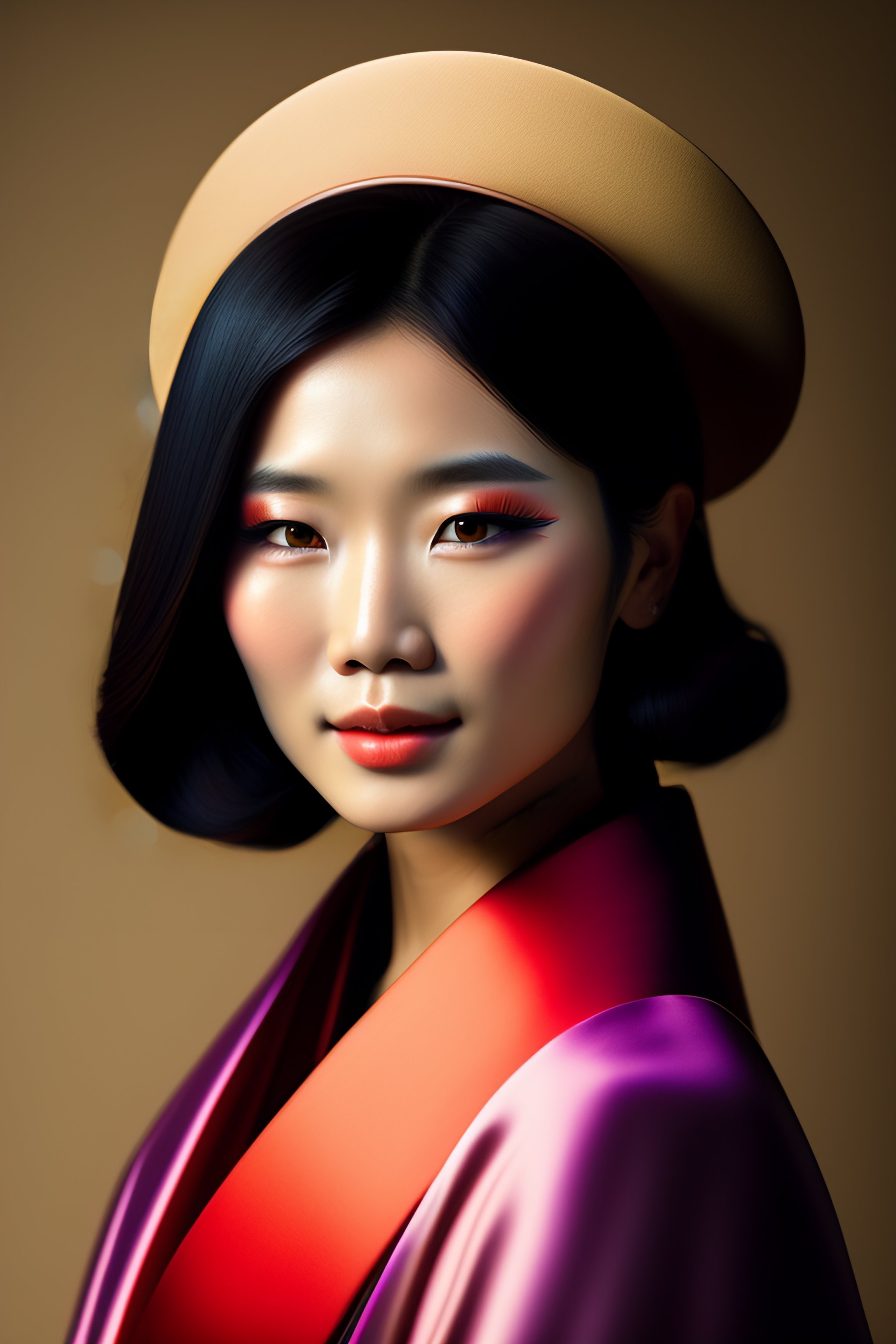 Lexica - Portrait of a stunningly beautiful, young, japanese geisha ...