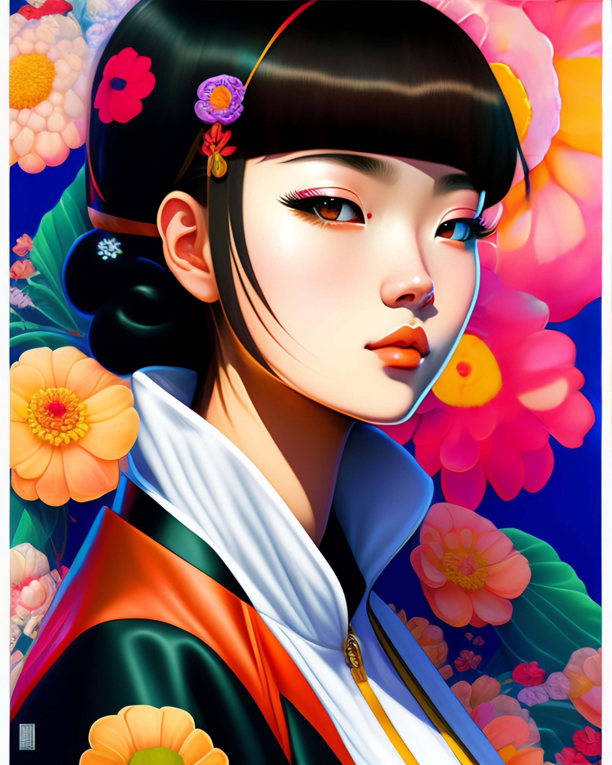 Lexica - Poster, upper portrait of anime girl, ultra-detailed, cel ...