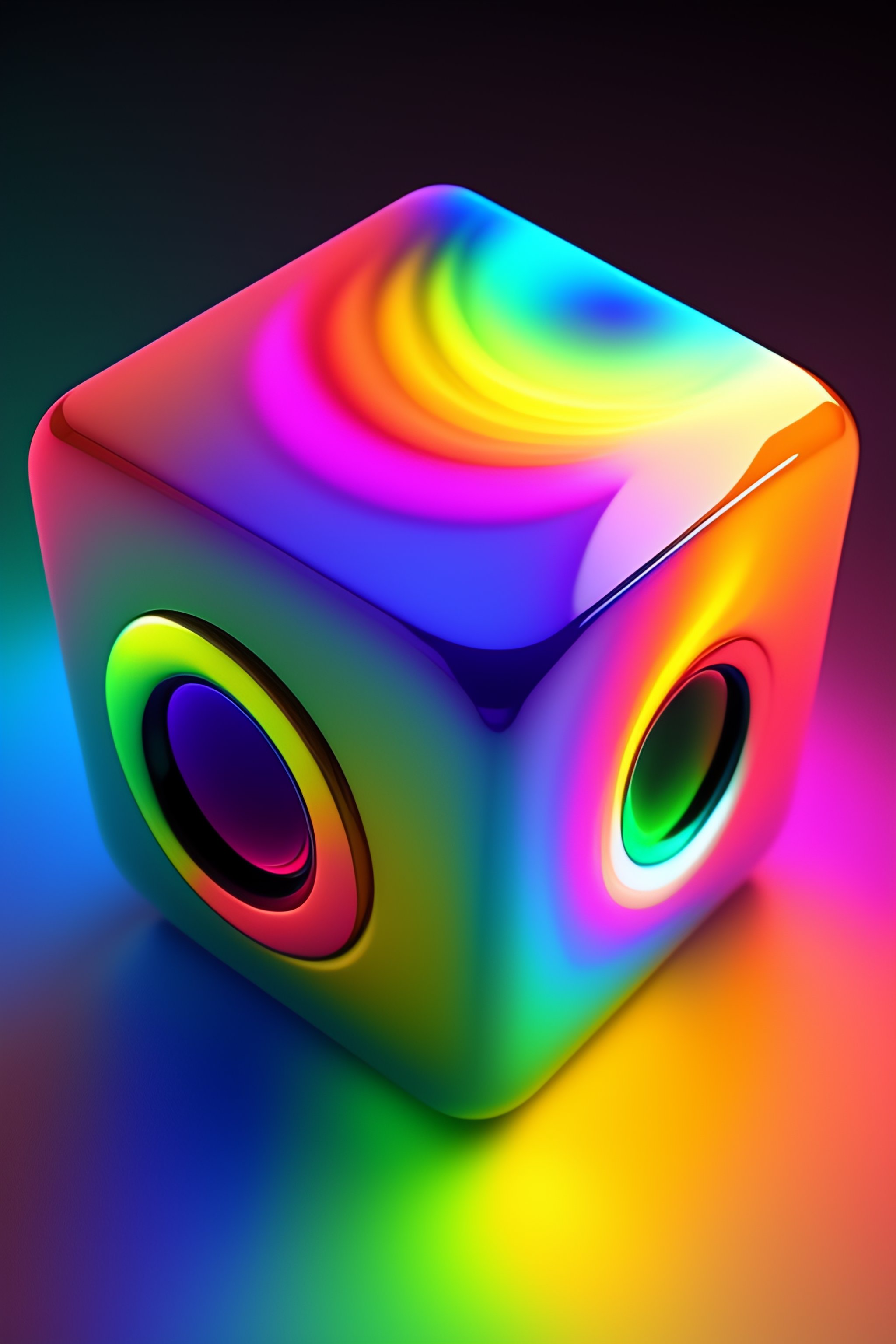 Lexica - A very detailed concept art of fantasy art of 3d rainbow ...