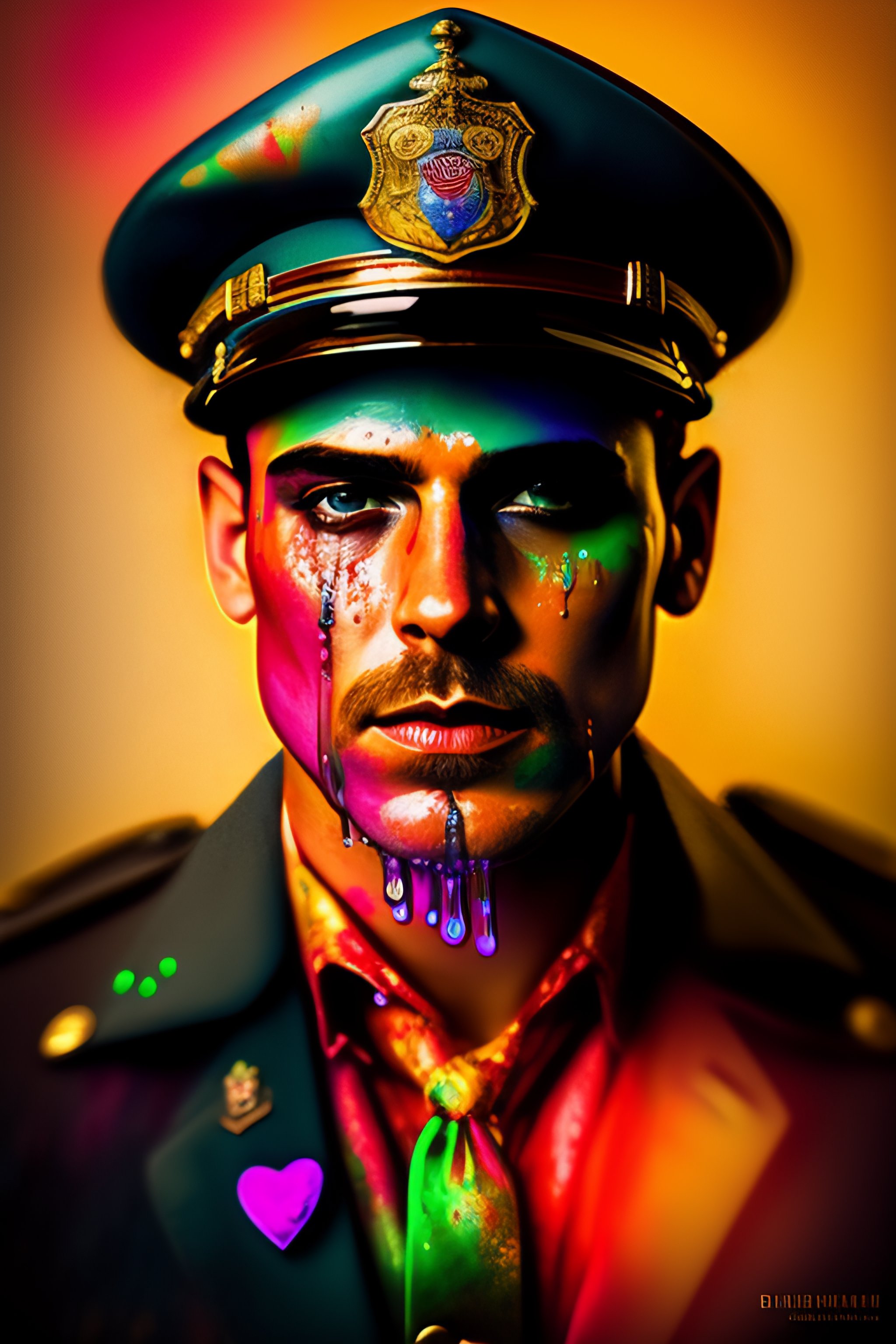 Lexica - Antique mixed media valentines day hearts Beautiful 3 5 mm ...