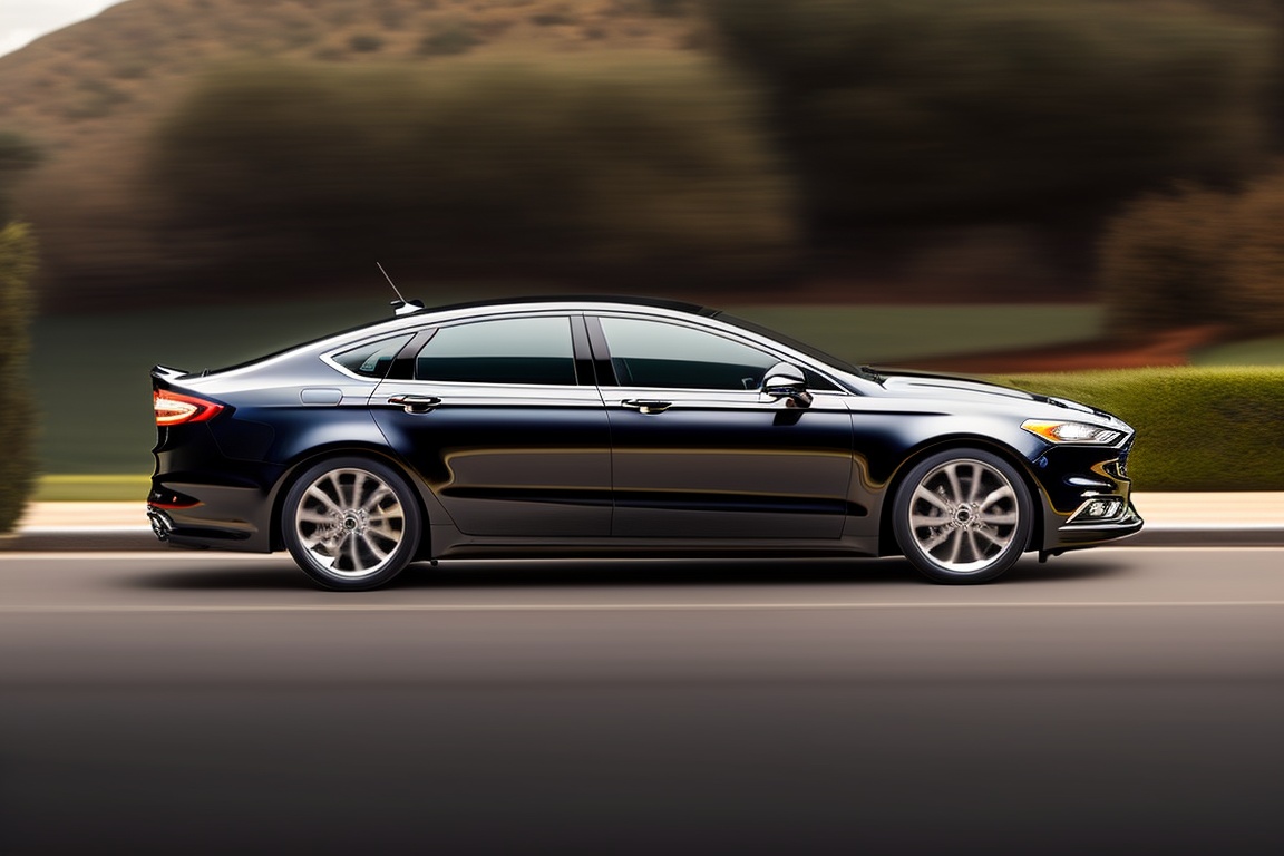 Lexica - Generates an image of the 2017 Ford Fusion model seen from the ...