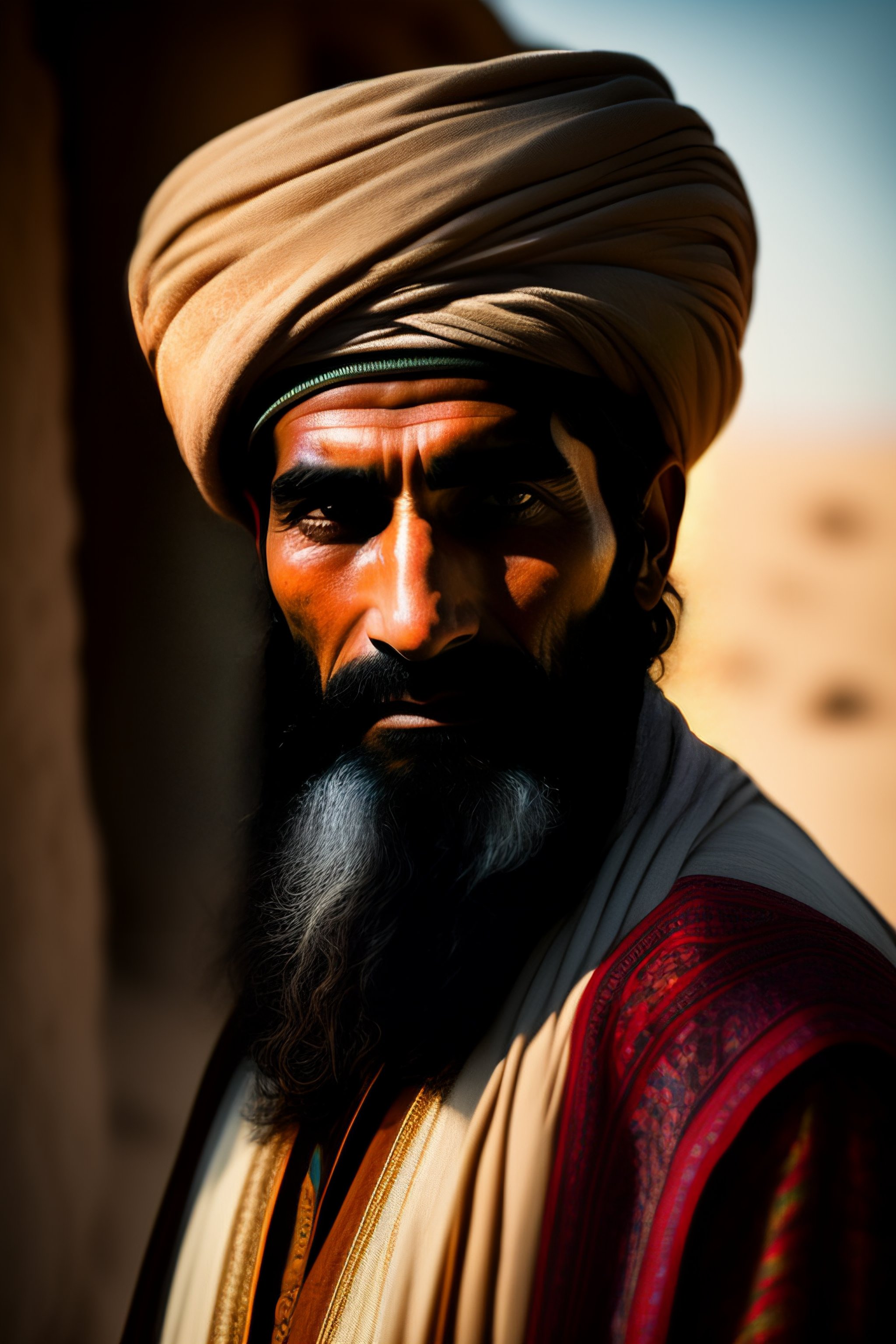 Lexica - Portrait of an afghan man, 8k artistic, photograhy